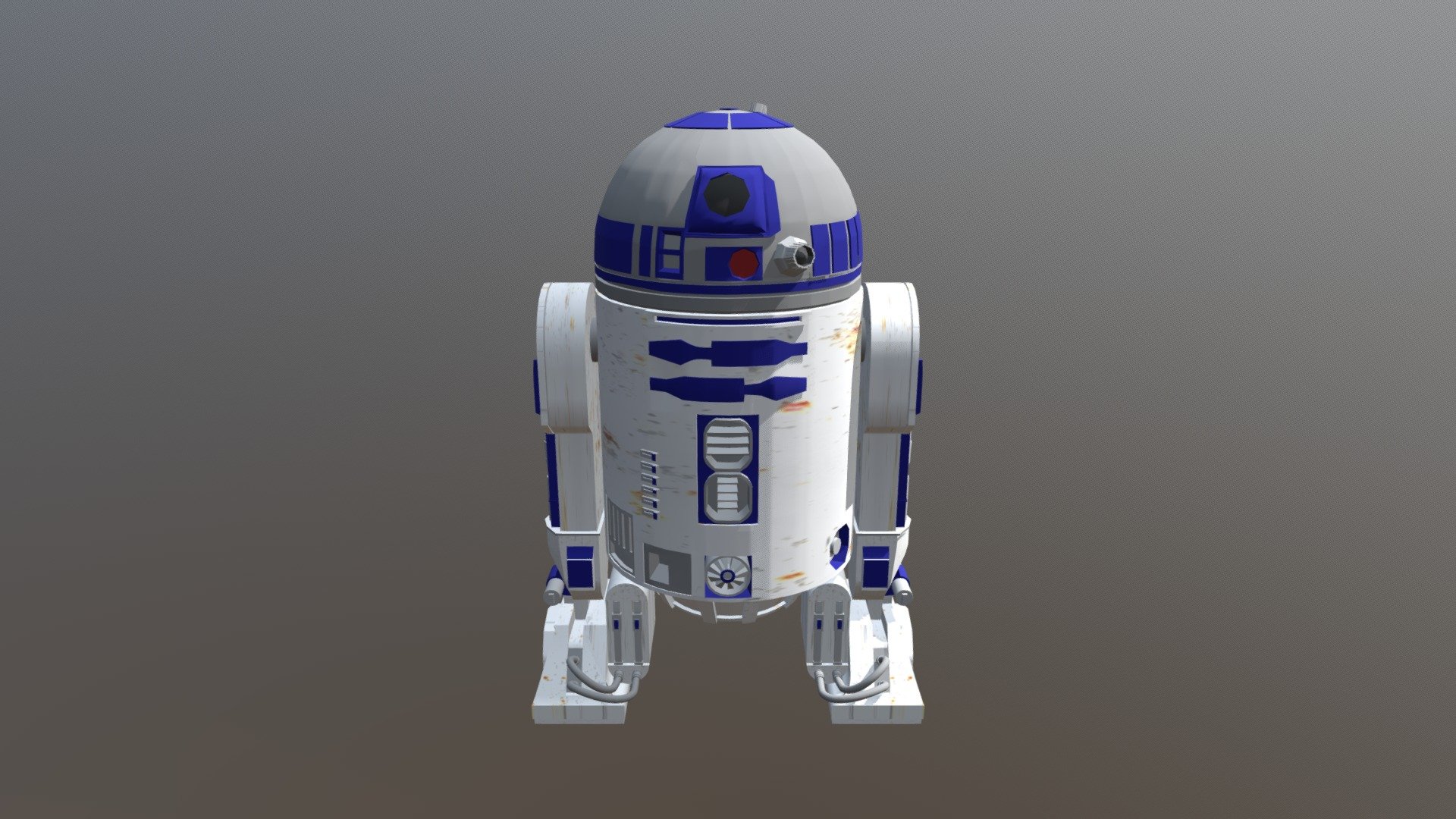 R2-D2 - 3D model by crea2ando [b0d3160] - Sketchfab