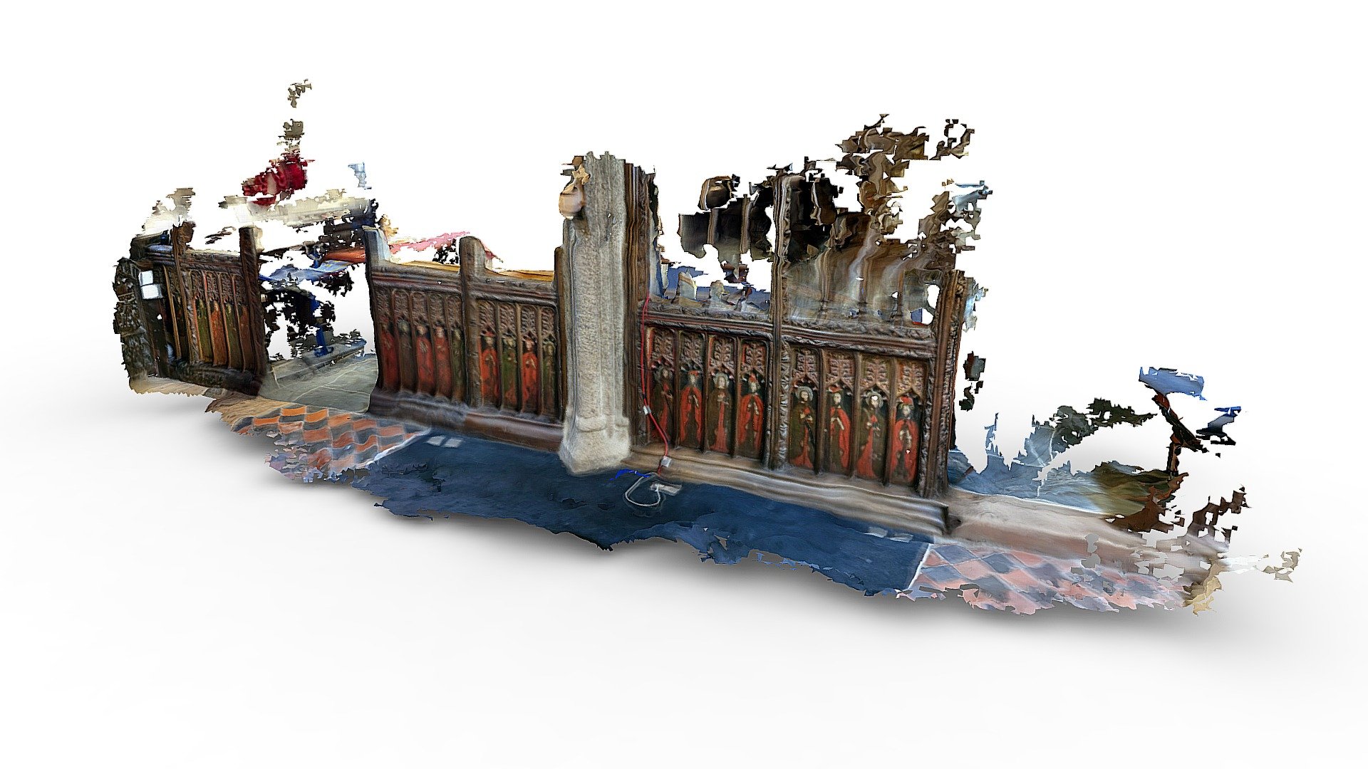 Rood Screen, St Budock Church, Cornwall - Download Free 3D model by ...