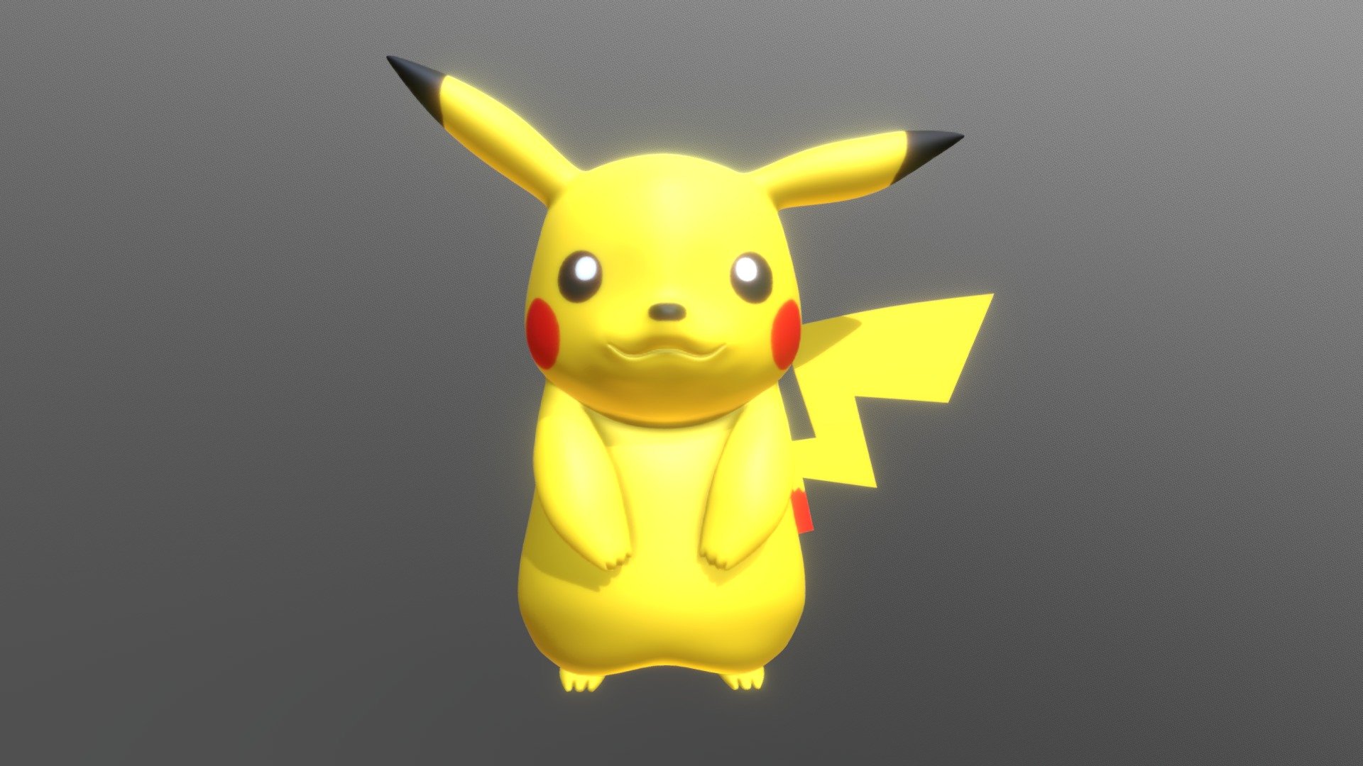 Pikachu (Fan art) - 3D model by Ginanjar Mulyo Utomo (@ogin) [b0d3c50 ...