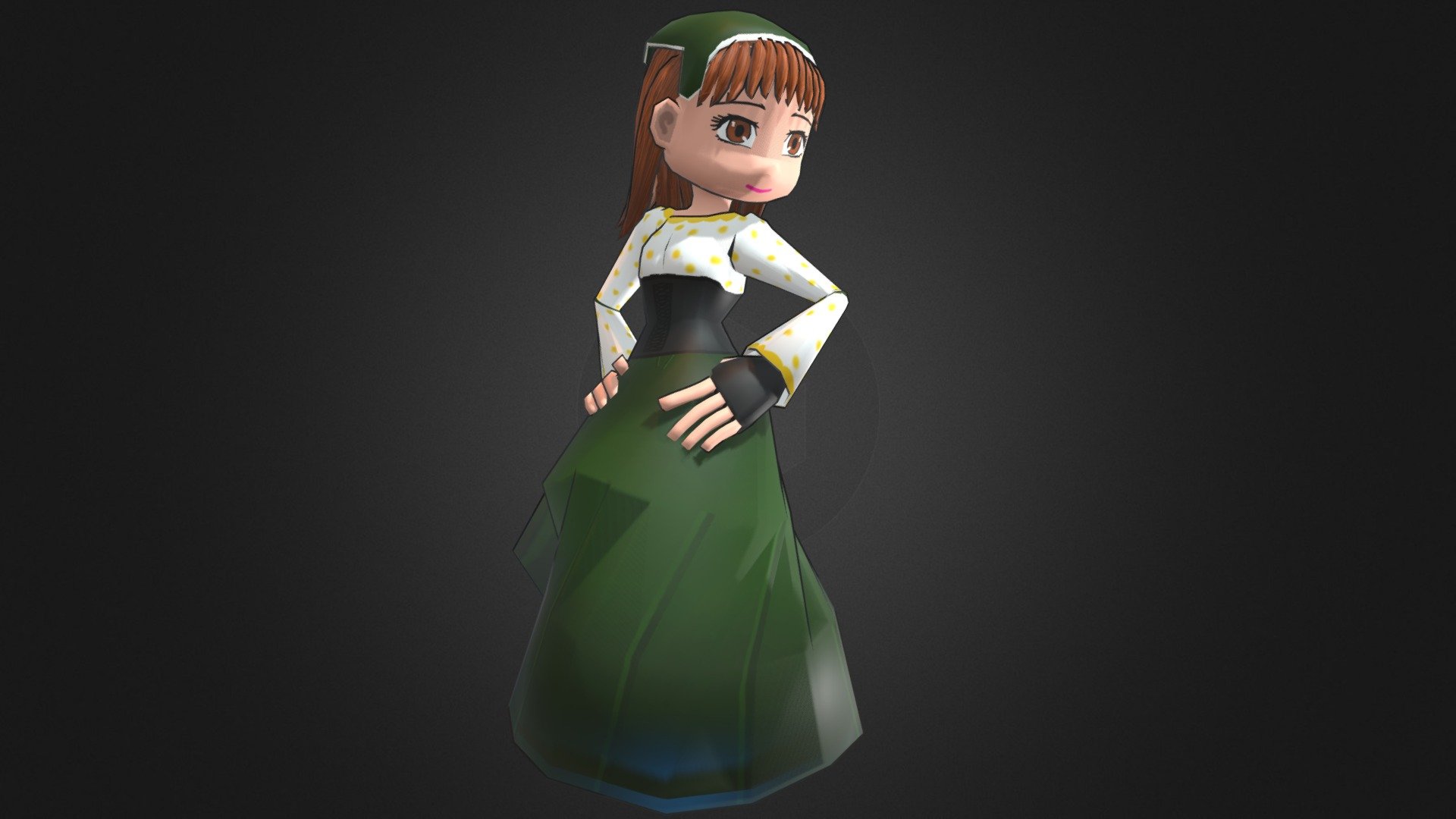 Low poly peasant - 3D model by Stigia Studio (@stigiastudio) [b0d49bf ...