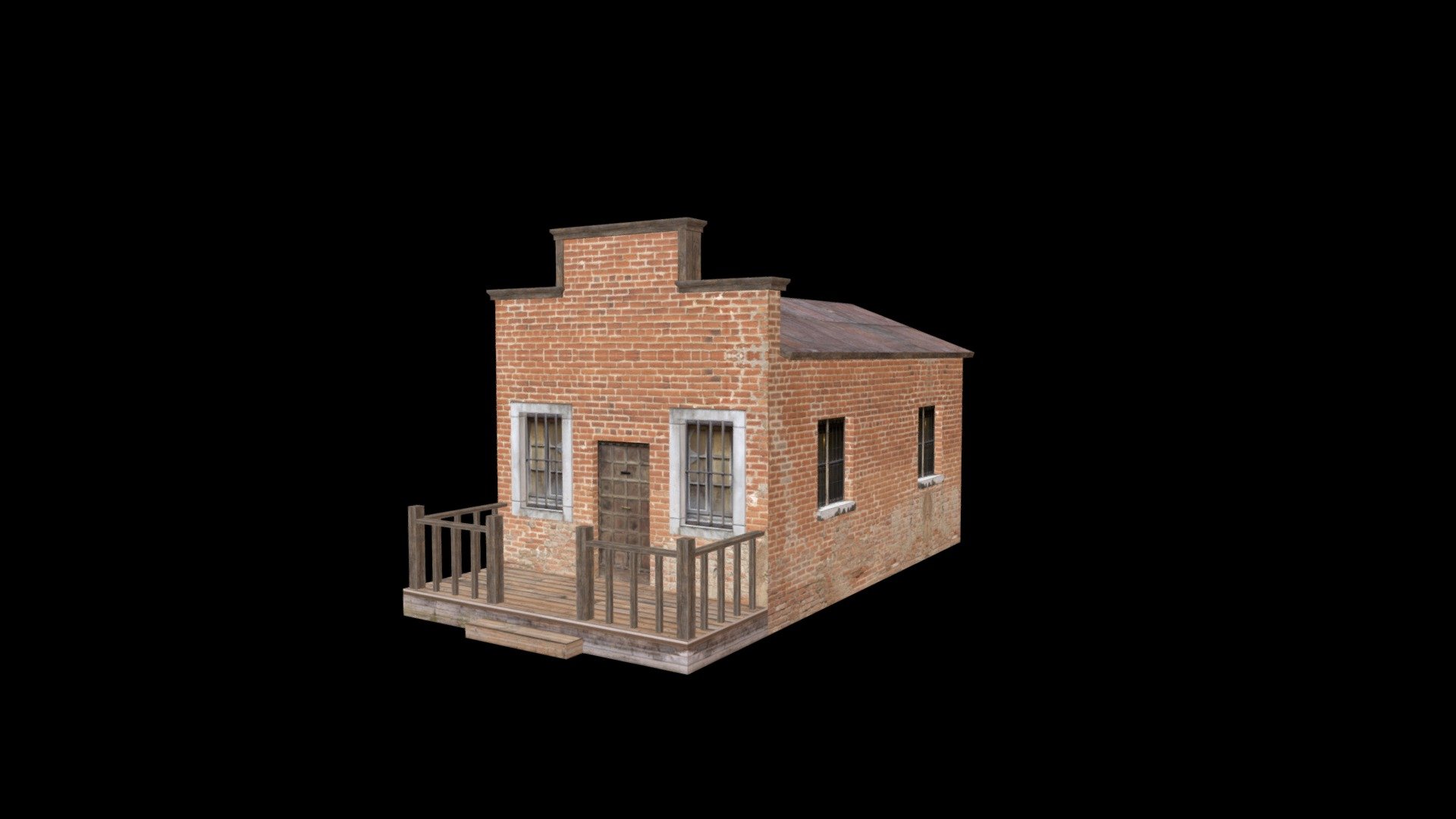 Western Sheriff Office Low Poly - 3D model by yxungsauce2 [b0d5876 ...