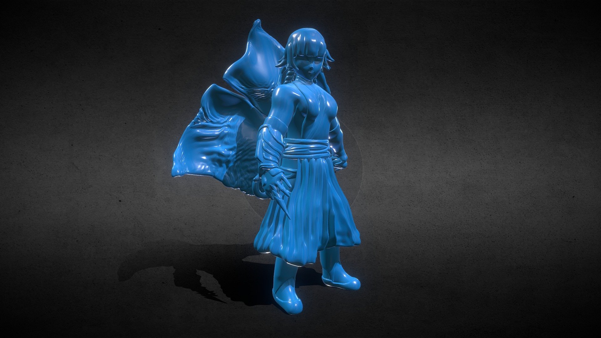 Soifon Anime Mini Figure - Buy Royalty Free 3D model by paburoviii ...