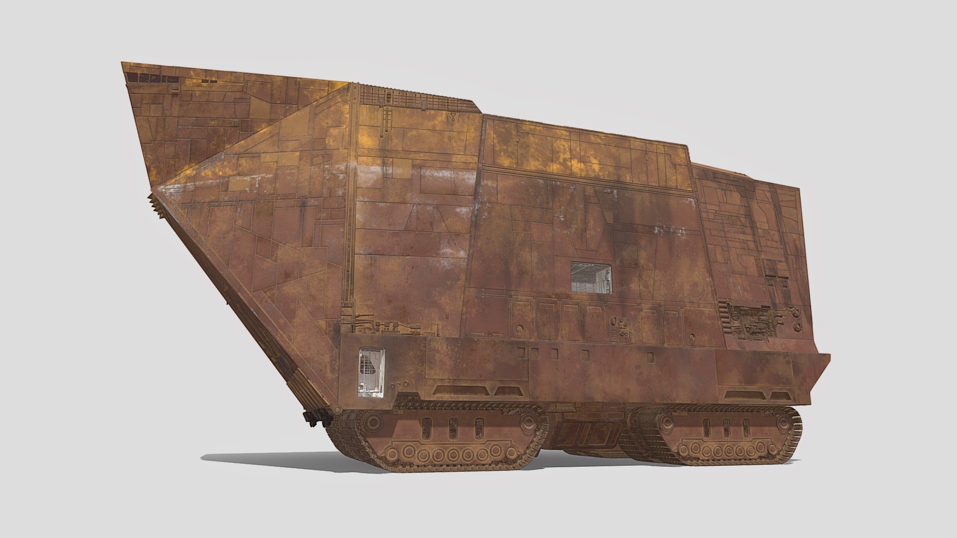 Star Wars Sandcrawler (exterior) - Download Free 3D model by tegnemaskin [b0d602d] - Sketchfab