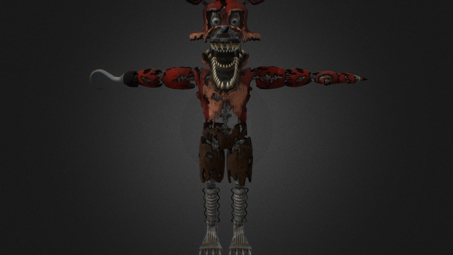 Nightmare Foxy | Five Nights at Freddy's 4 - Download Free 3D model by ...