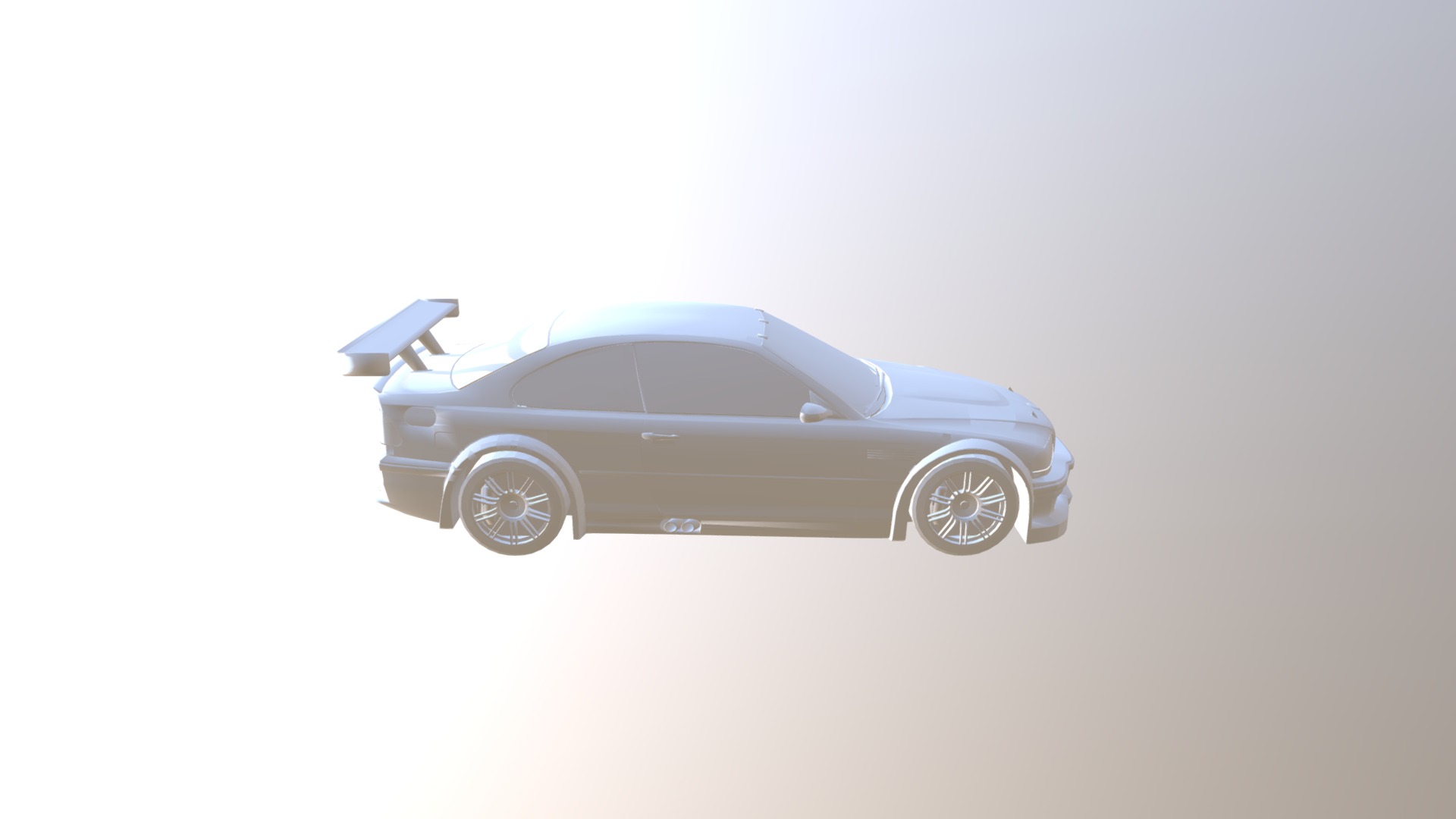 BMW M3 GTR - 3D model by mcswaned [b0d71e0] - Sketchfab