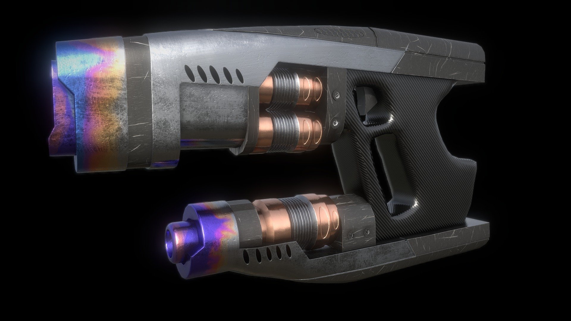 Star Lords Quadblaster - Guardians of the Galaxy - Buy Royalty Free 3D ...