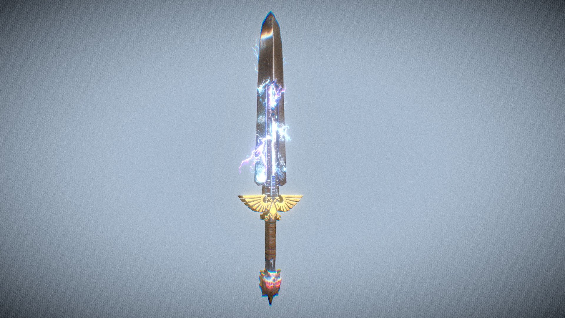 Power sword with lightings - Download Free 3D model by Uragan27 ...