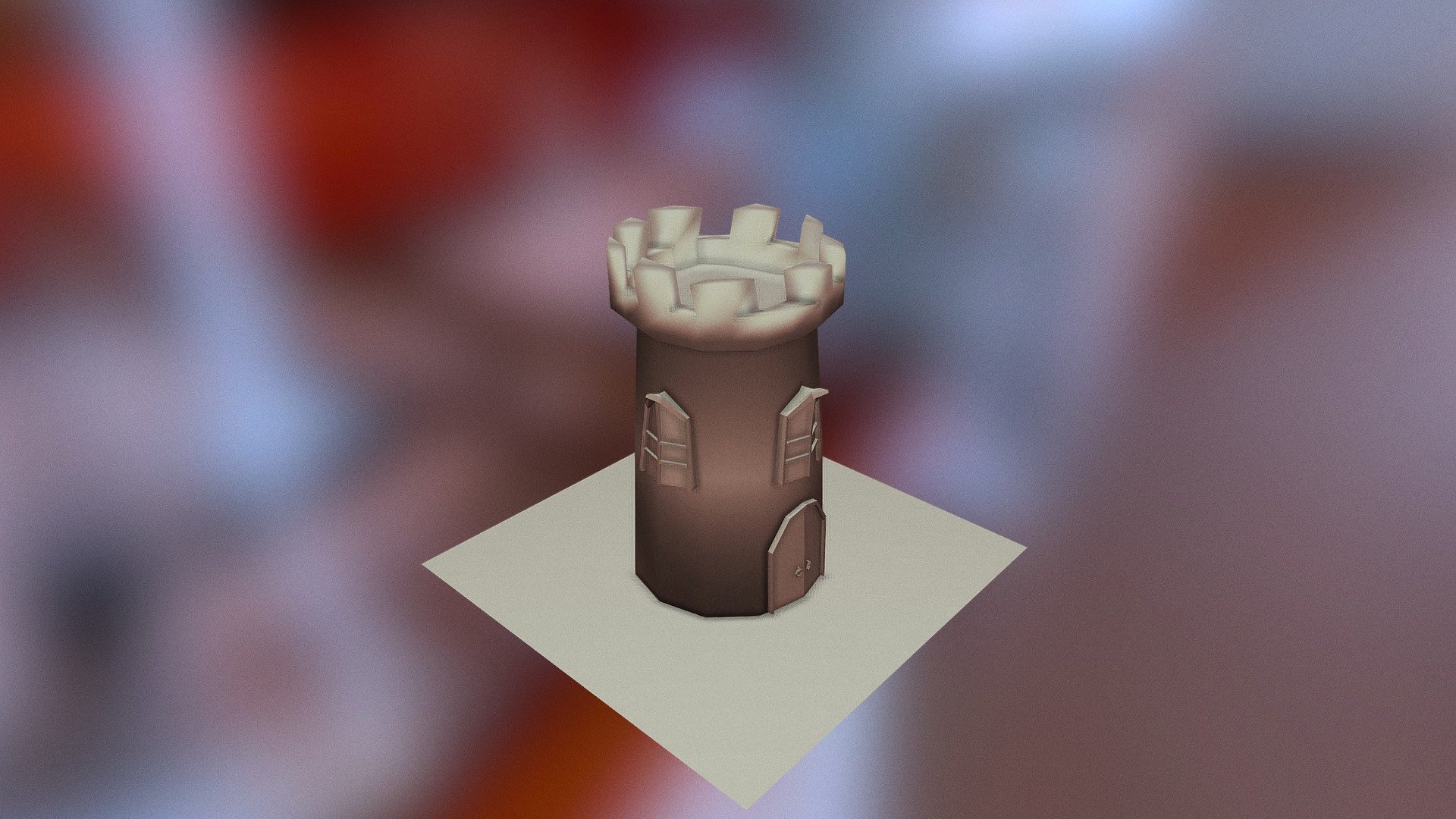 tower - 3D model by AARTemkaAA [b0d9ef1] - Sketchfab