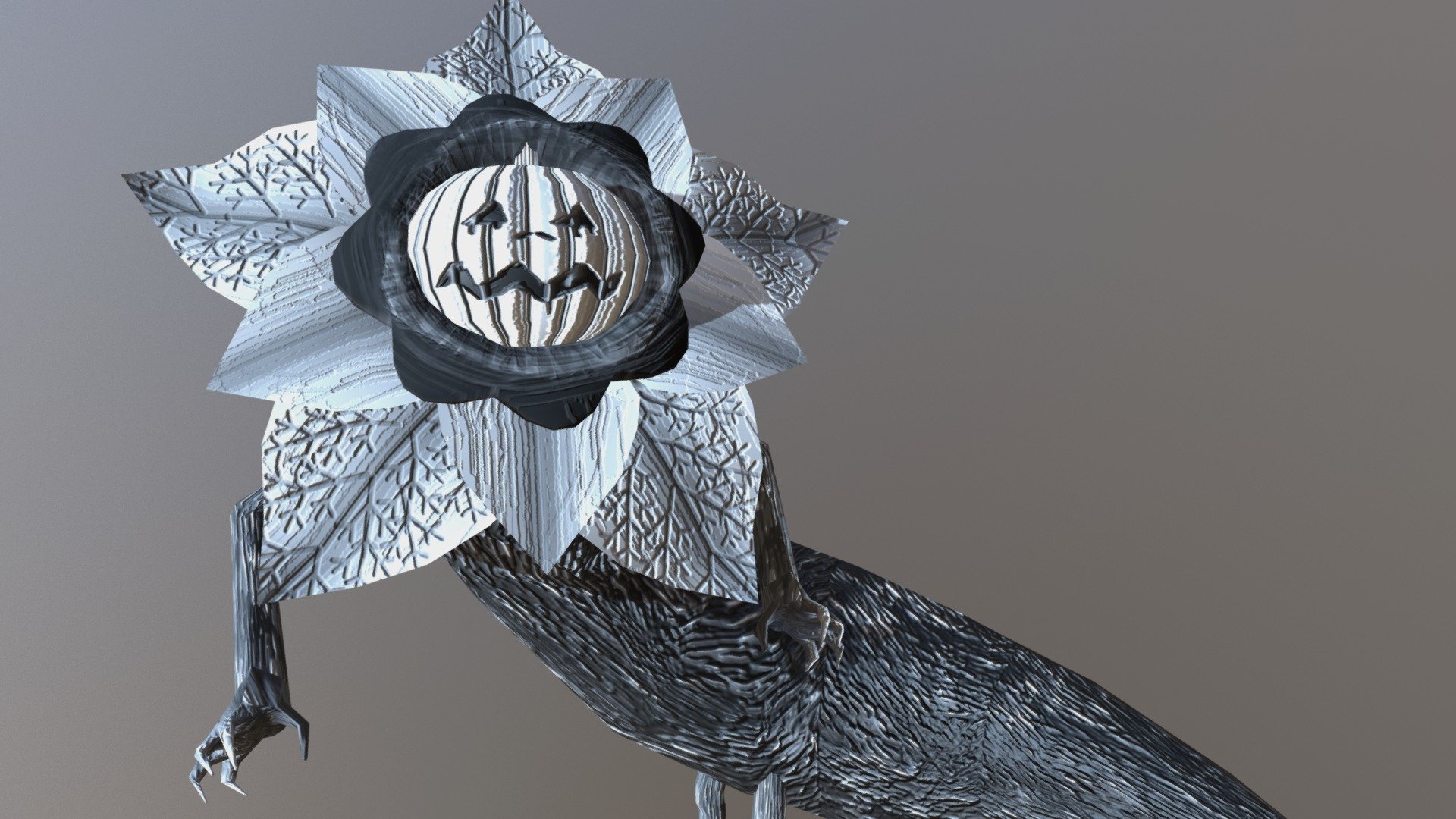 Pumpkin Shadow Monster - 3D model by portwindyroad [b0da7ac] - Sketchfab