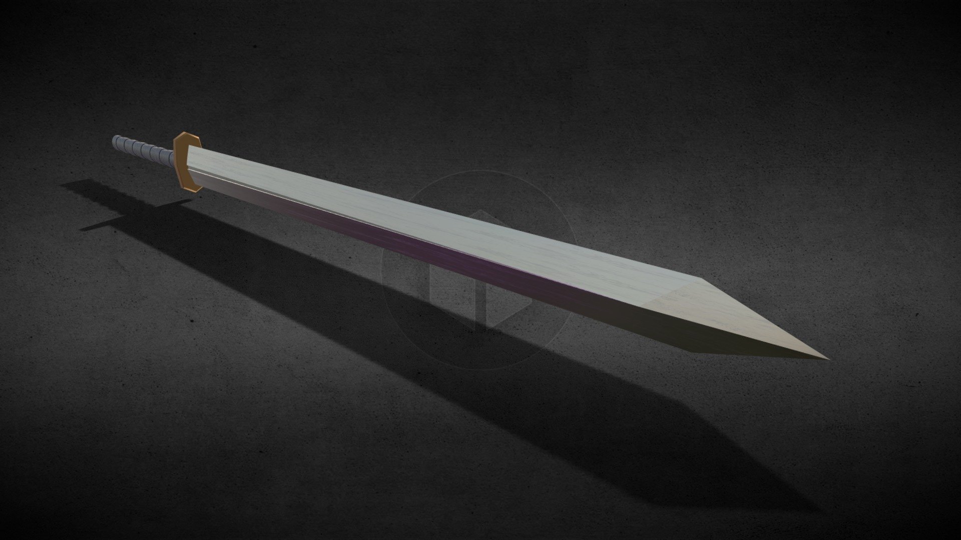 Espada longa - long sword - 3D model by Robson Schumacher (@Robson ...