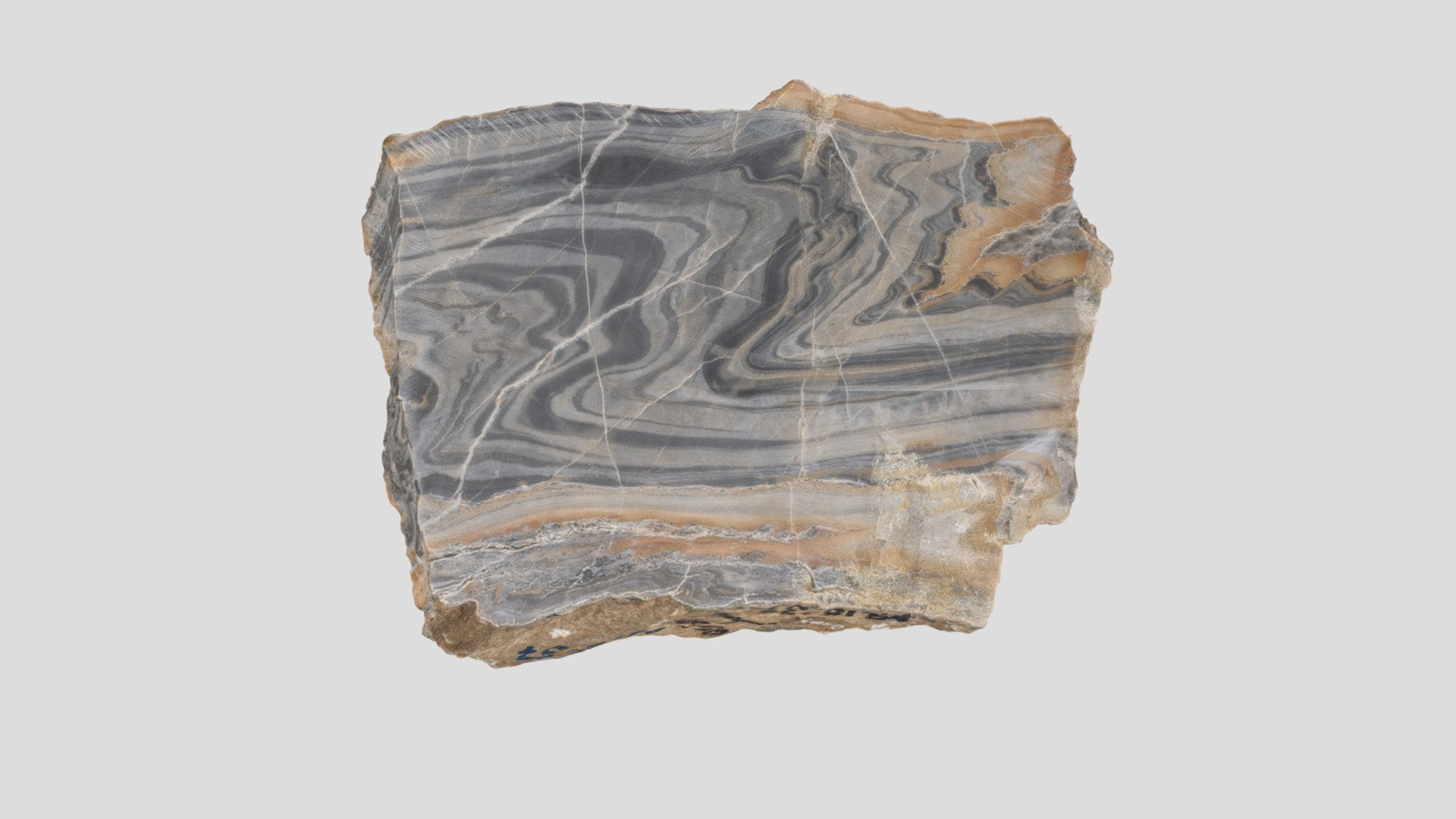 Marble with folded compositional layering - Download Free 3D model by ...