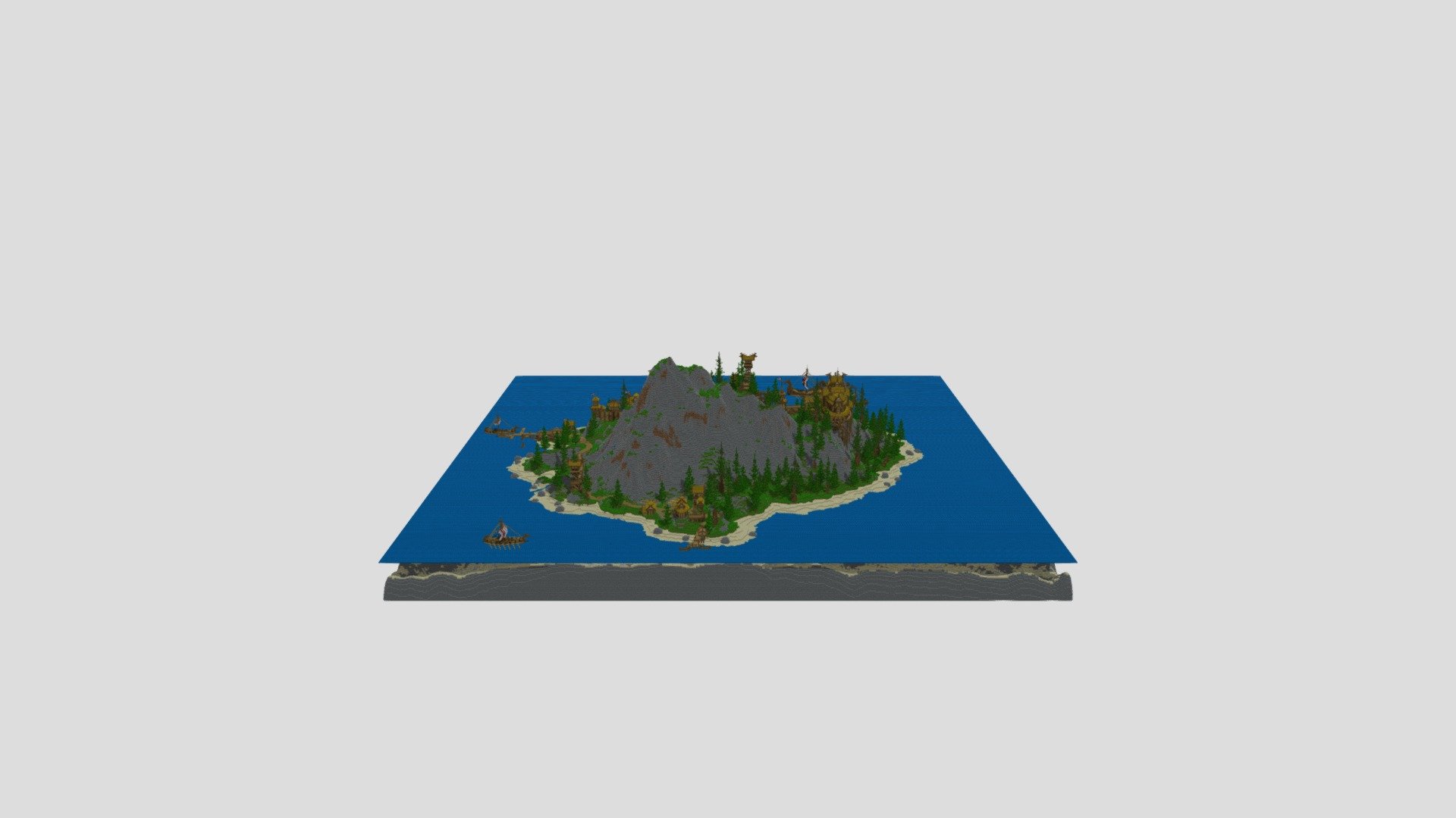 Minecraft Viking Island - Download Free 3D model by AbhinavRaj50 ...
