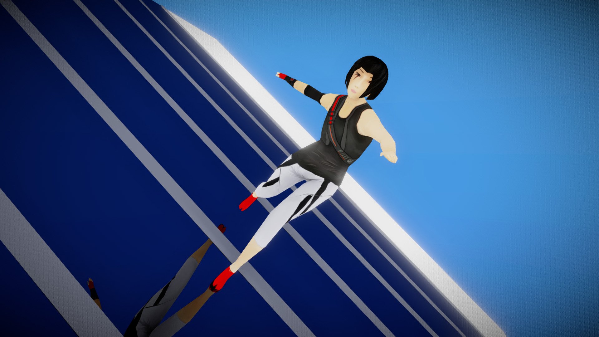 Leaf (Mirror Edge) - First handpainted lowpoly - Download Free 3D model ...