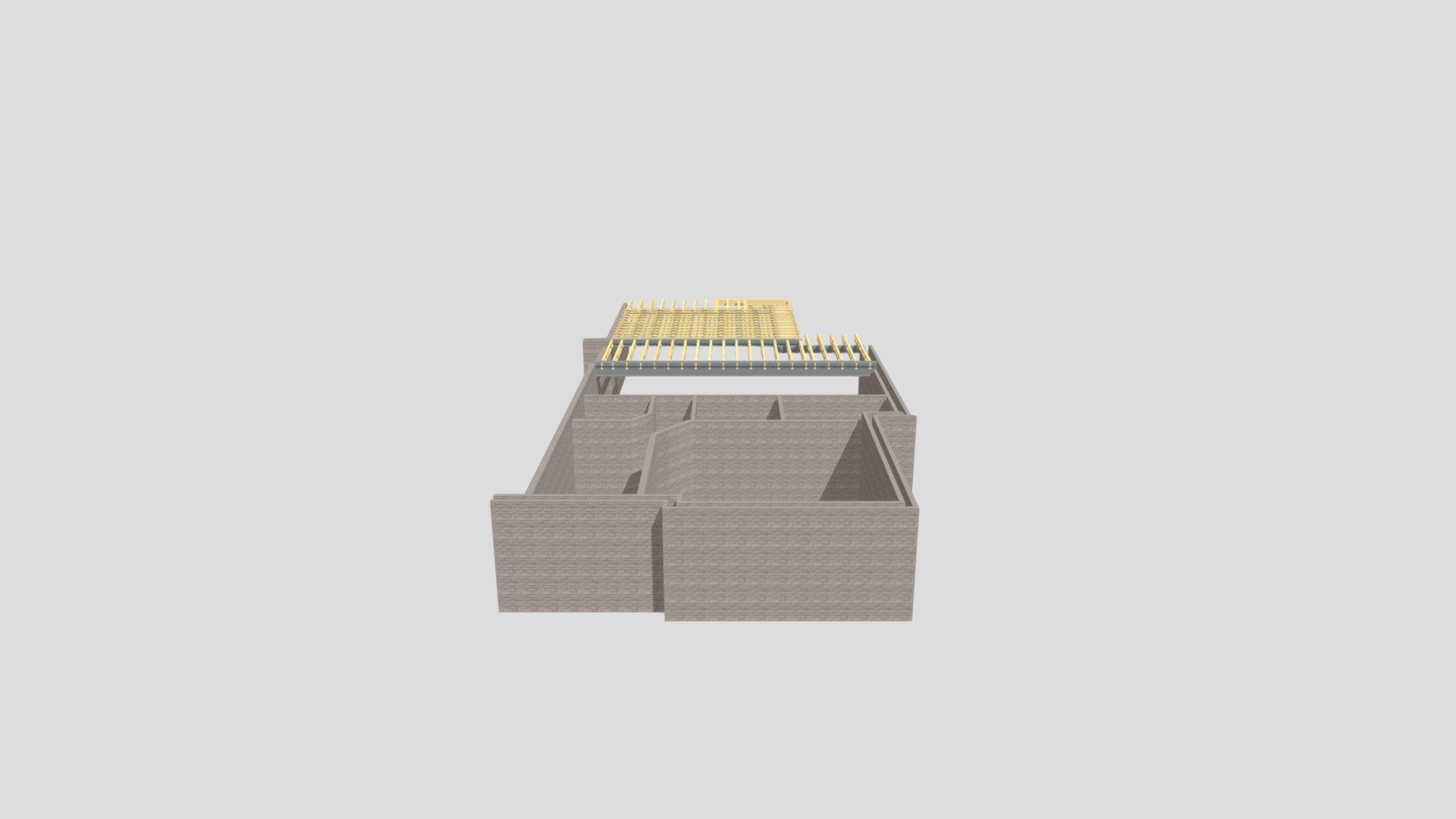 Foxborough Roof Rafters REV D - Download Free 3D model by Dermf ...