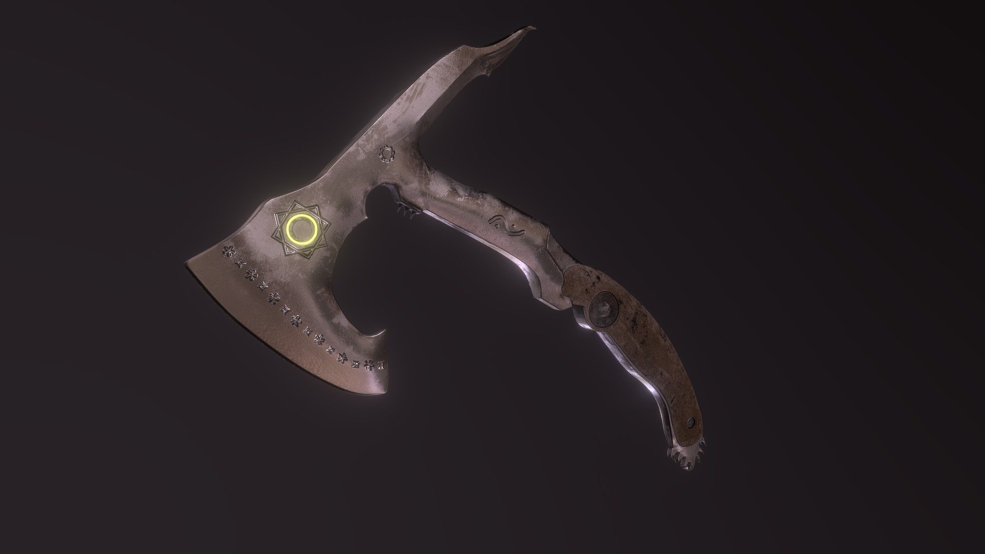 Iron Magic Axe - Download Free 3D model by Den44 [b0dcf4e] - Sketchfab