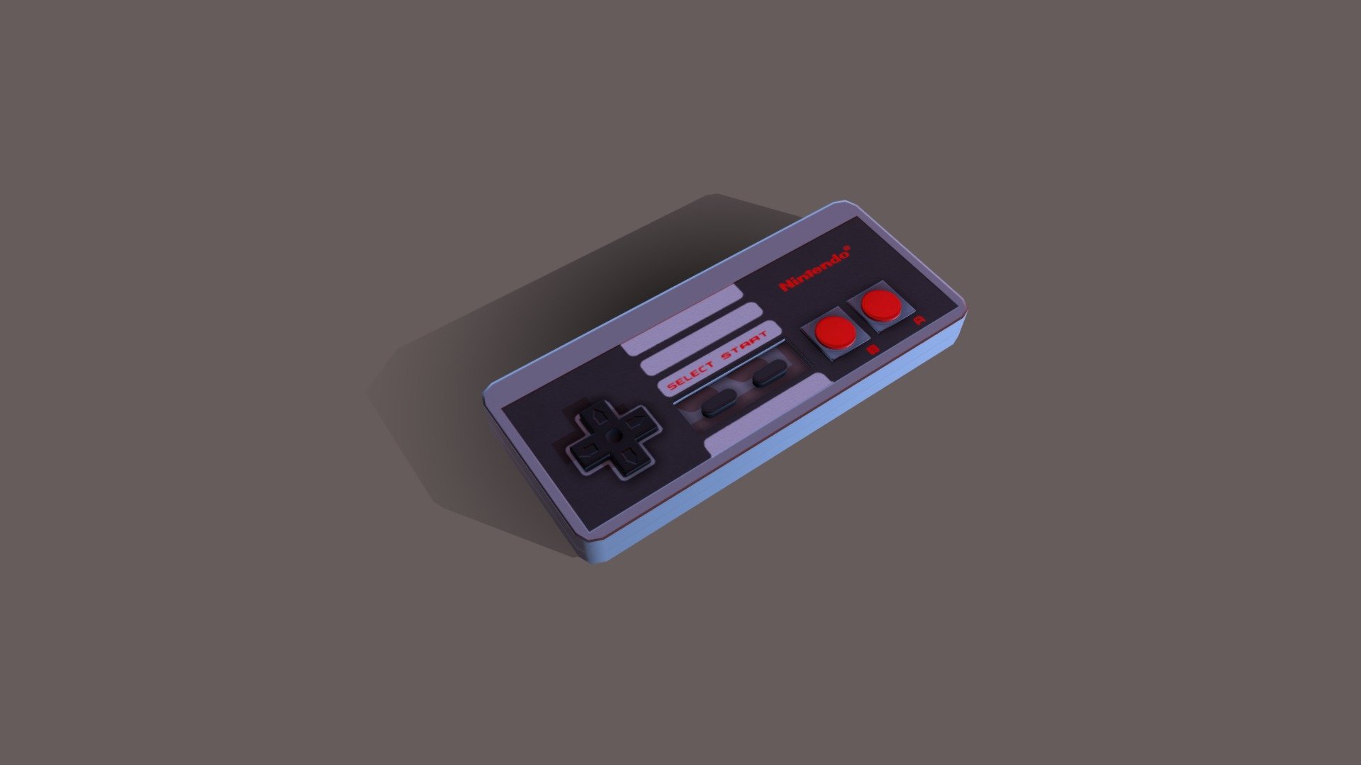 NES_CONTROLLER_Sketchfab - 3D model by ada19486185 [b0dda3a] - Sketchfab