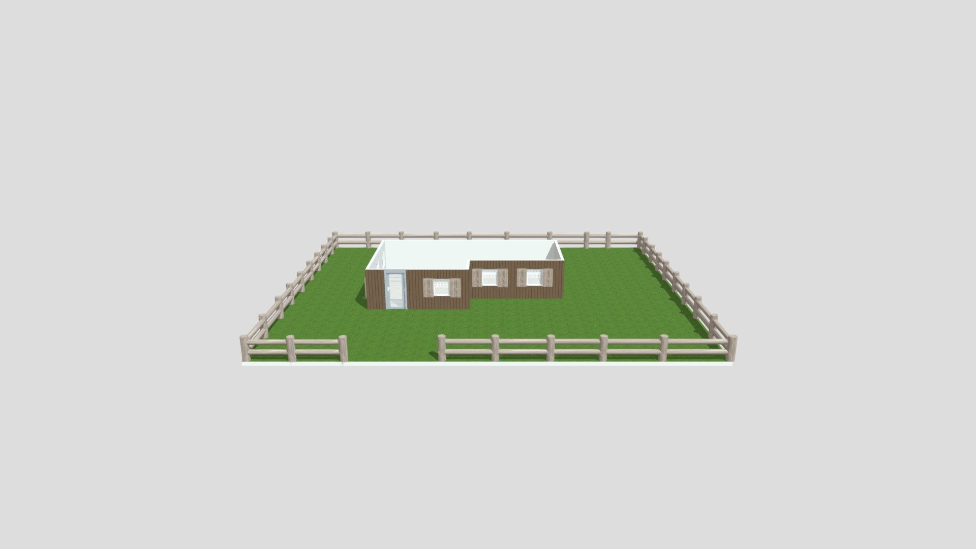 Farmhouse - Download Free 3D model by Home Design 3D (@homedesign3d ...