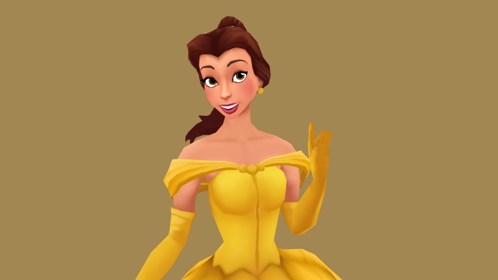 Disney Princesses - A 3D model collection by whytho11123 - Sketchfab