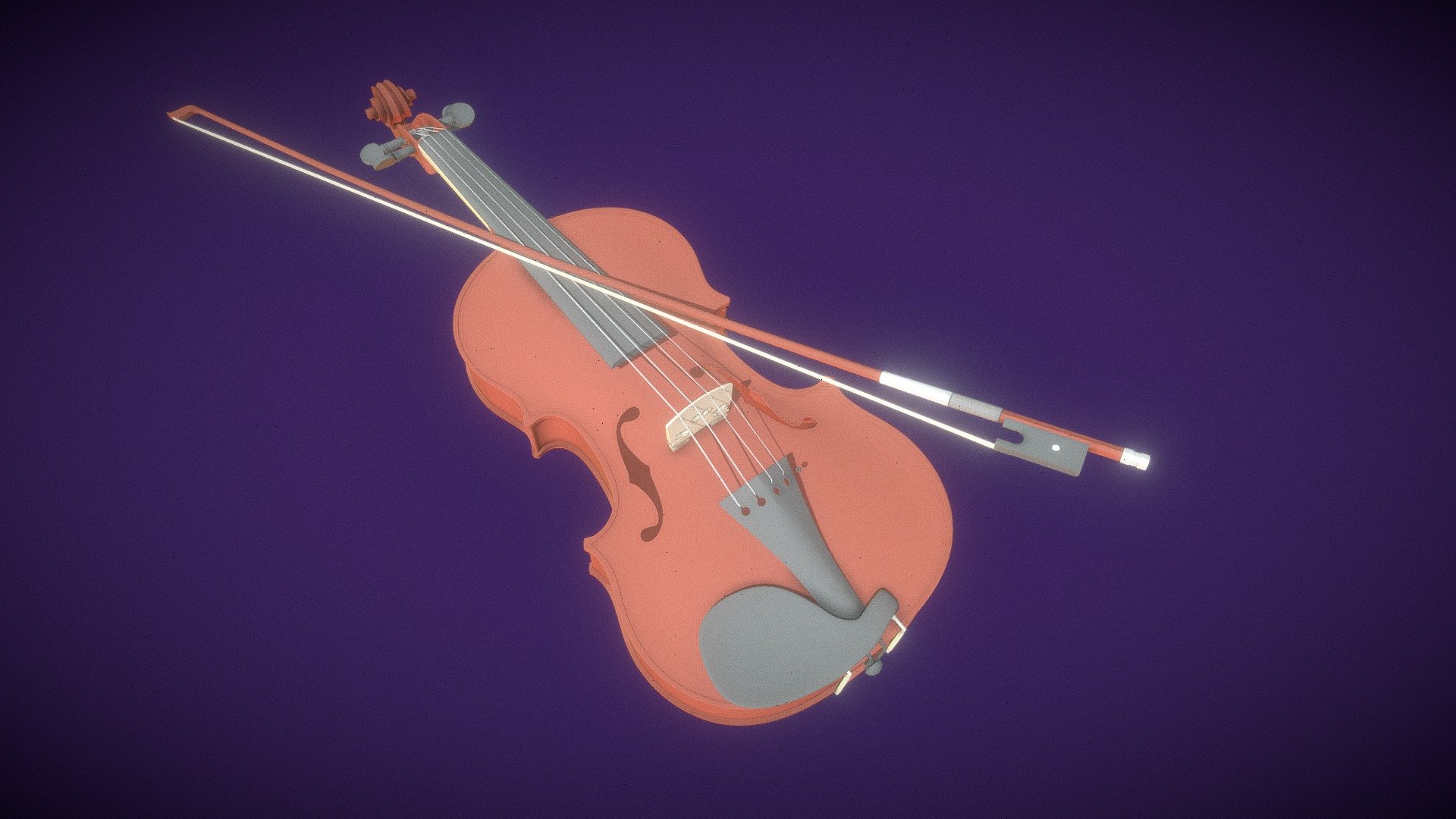 Violin - 3D model by dariarthree [b0e35a0] - Sketchfab