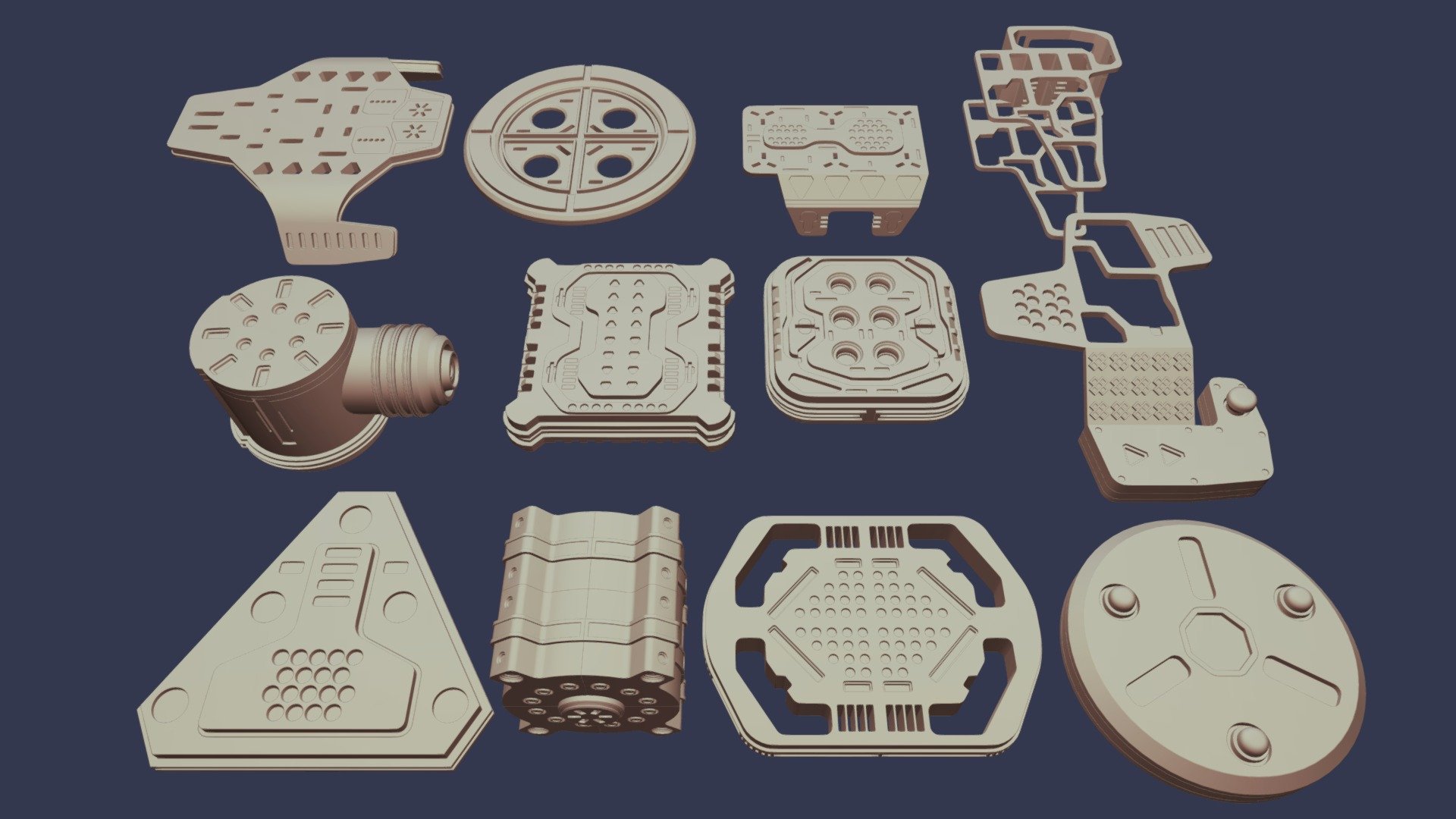 KITBASH LIBRARY - 3D model by luckasfl61 [b0e43d9] - Sketchfab