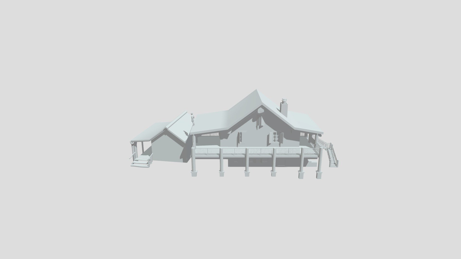Forest Loner - House model - 3D model by Ana Ierima (@Capsunica ...