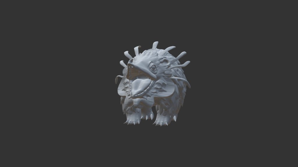 Snow Creature Sculpt - 3D model by laurabiermann [b0e6430] - Sketchfab