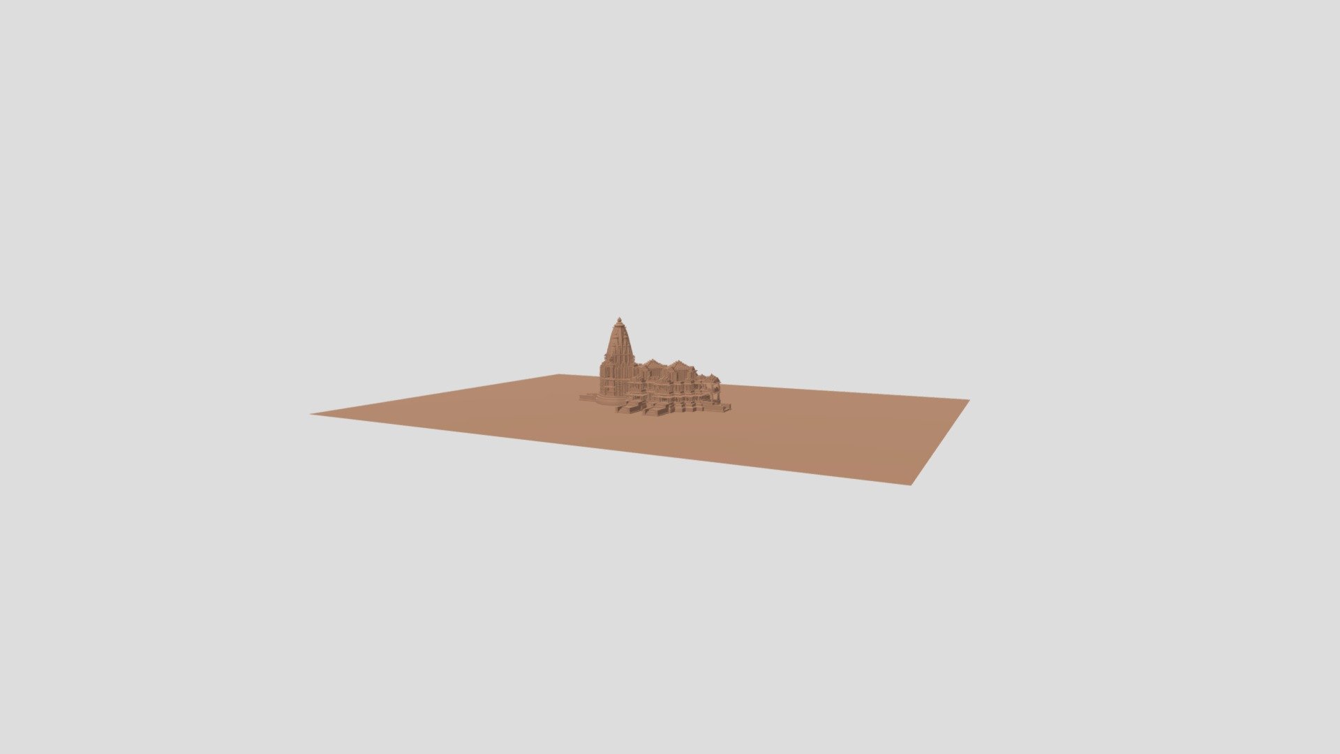 Somnath Temple - 3D model by CG-3D-HUB [b0e8659] - Sketchfab