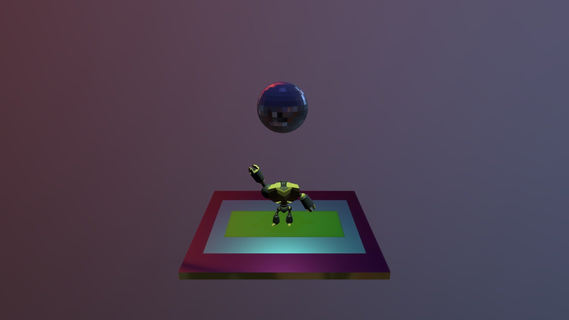 robot disco - 3D model by levasha [b0e8f92] - Sketchfab