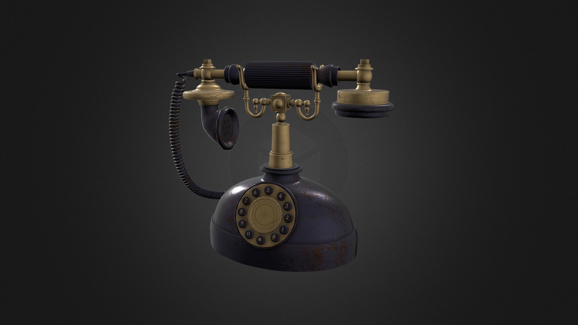 Toscano PM1920 Vintage telephone - 3D model by Ellisiv [b0ea7d1 ...