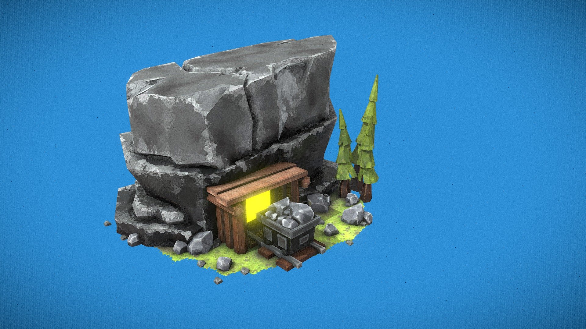 Stone mine - They Are Coming My Lord - 3D model by Kacperdo [b0eaad5 ...