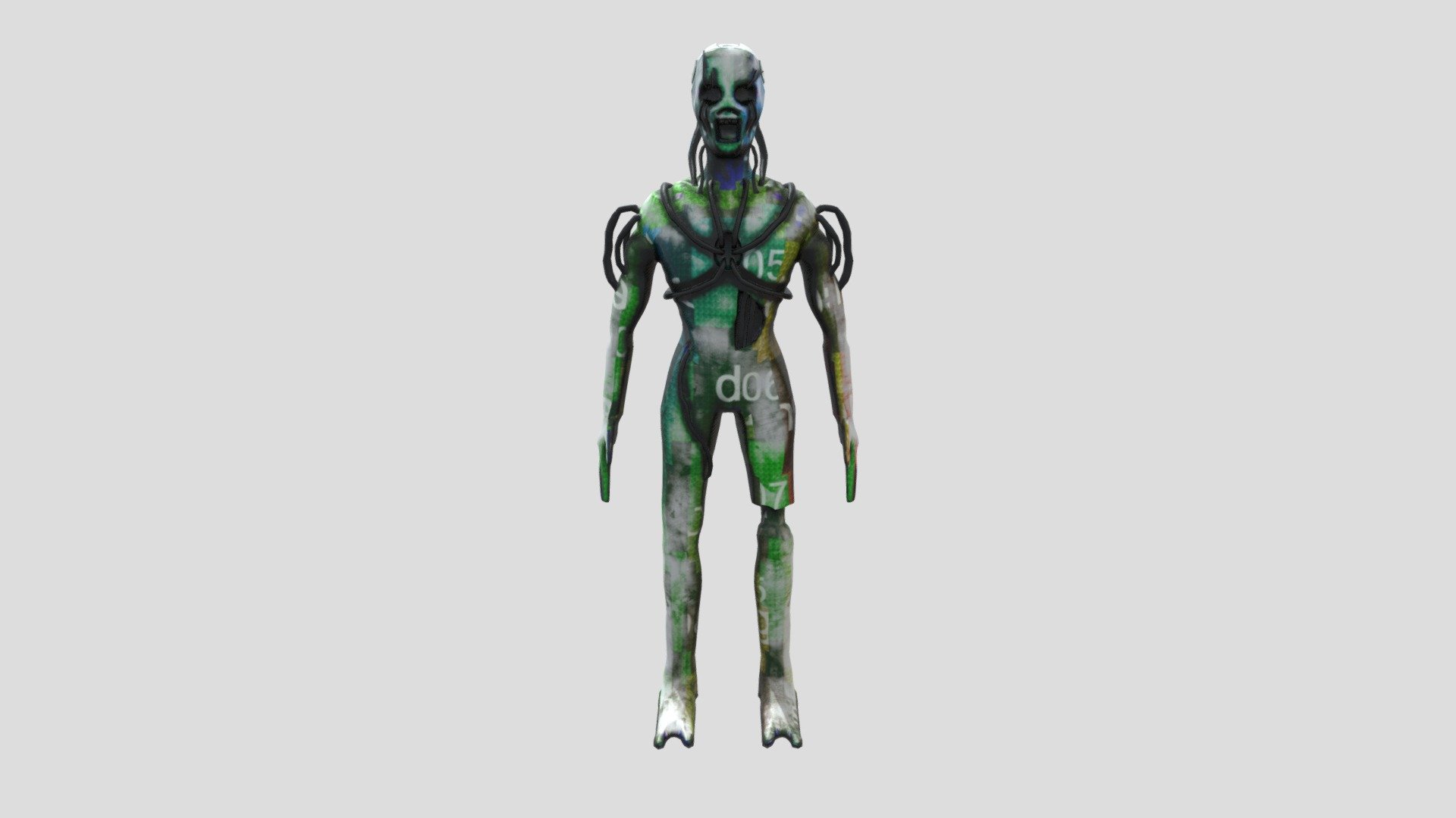 Glitch monster - 3D model by Artem Matskevich (@LaDutak) [b0eaf3a ...