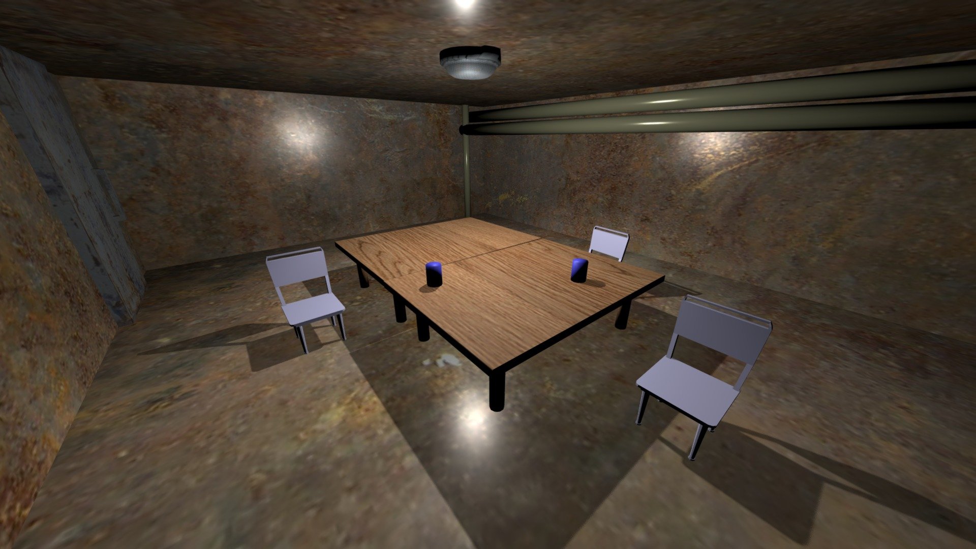 Submarine Room 1 - Download Free 3D model by tomkranis [b0ec256 ...