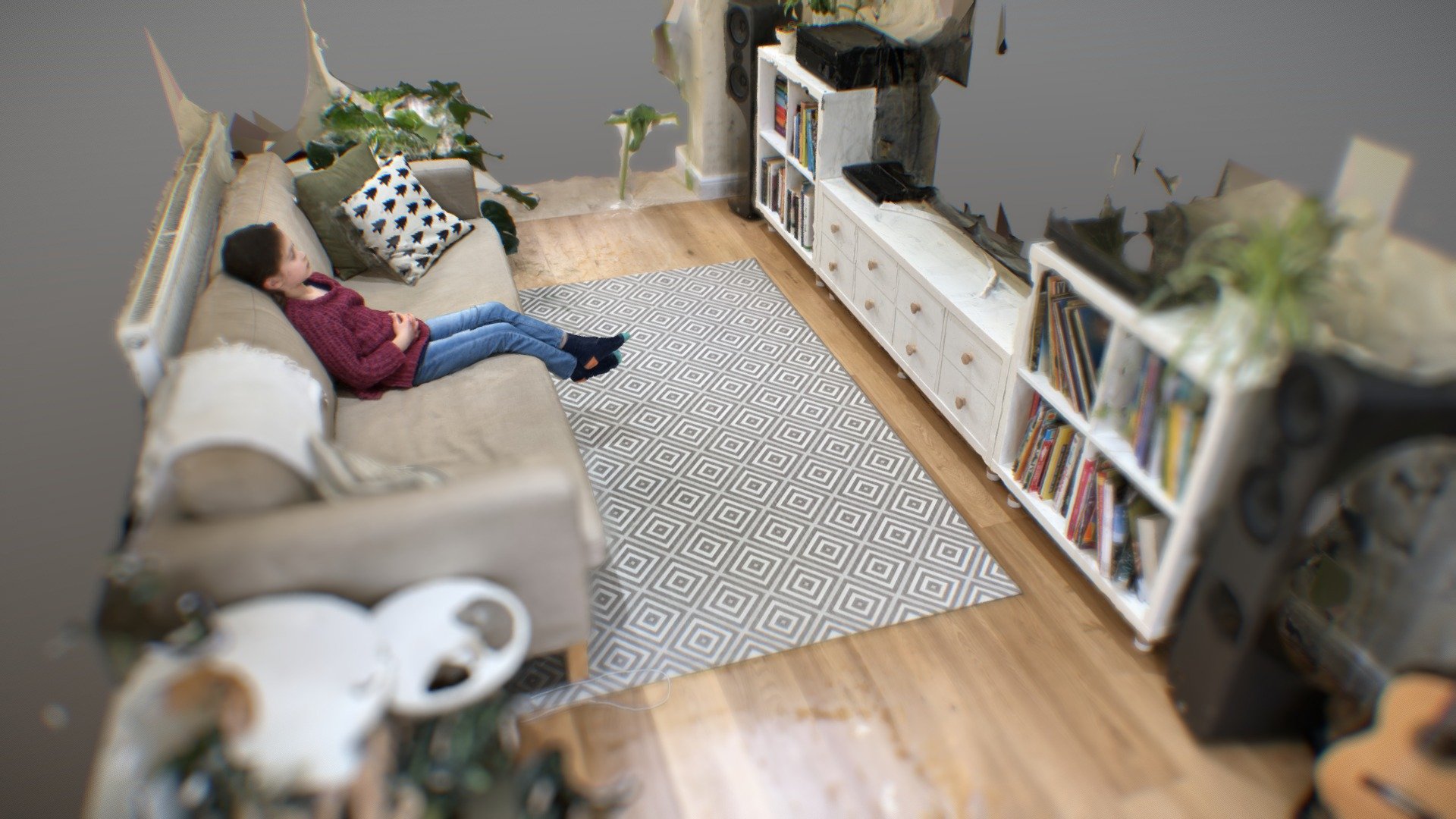Maya in the living room - 3D model by marschalko [b0ec732] - Sketchfab