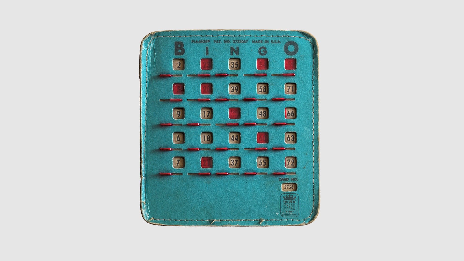 Bingo Card - 3D model by Carter Conaway (@cartcon) [b0ef3ac] - Sketchfab