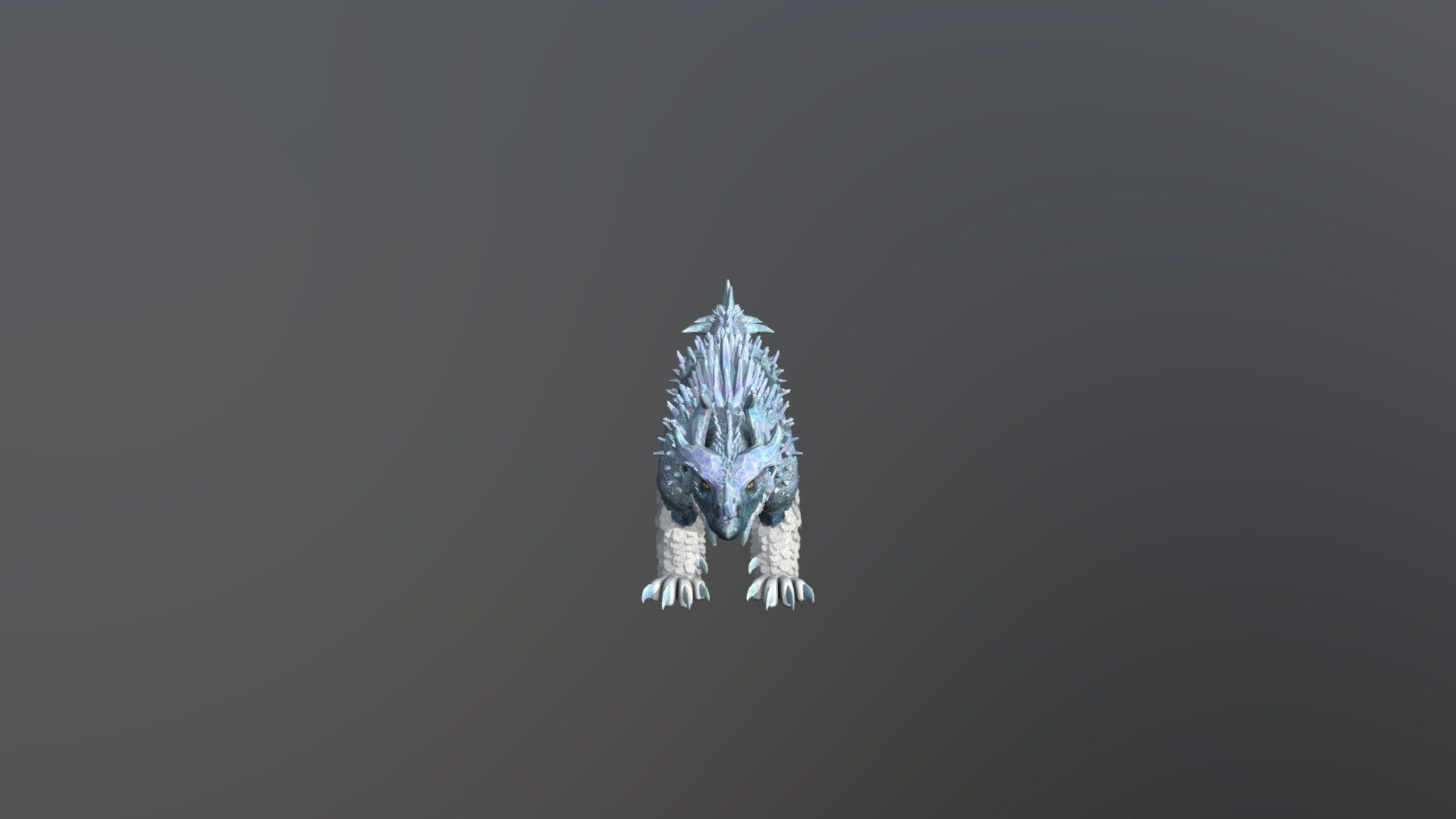 Ice Beast - 3D model by Jeanne de Perthuis (@elfewarrior) [b0f2233 ...