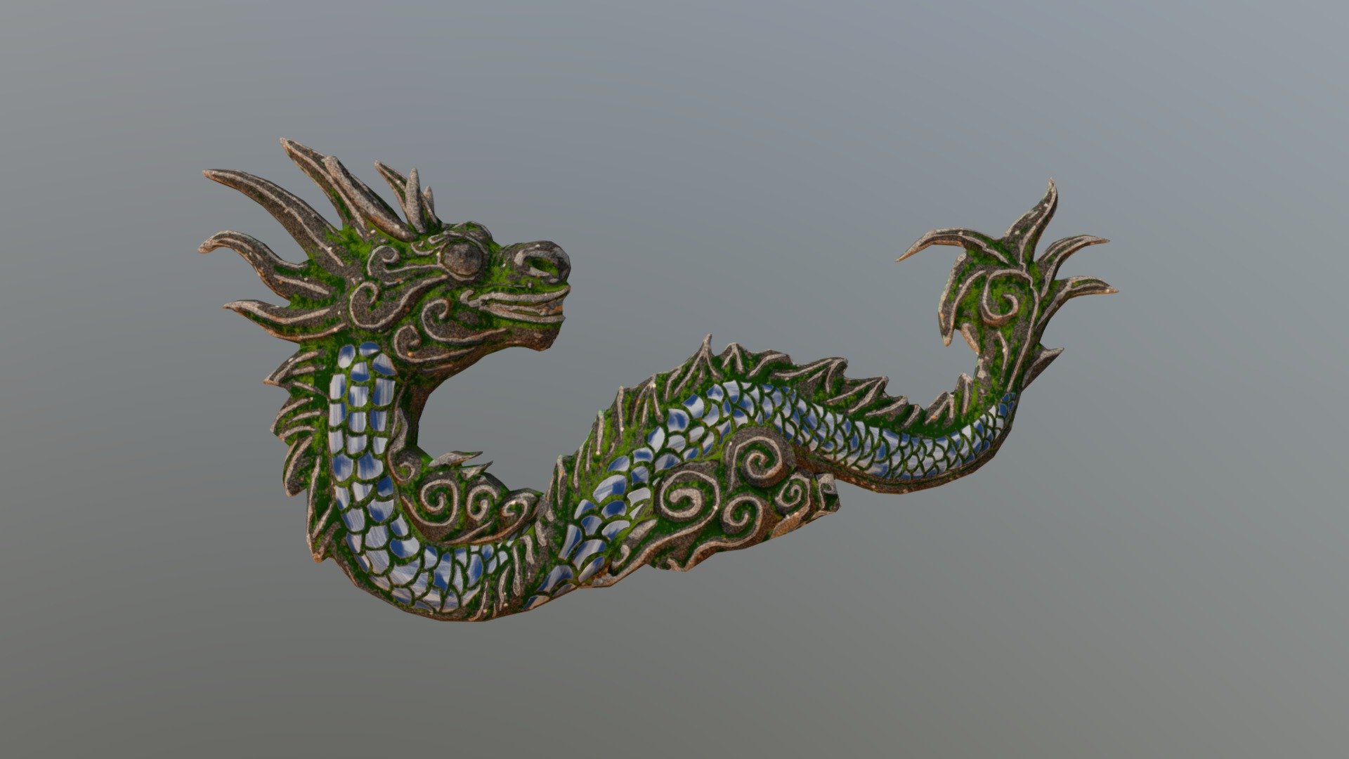 rong dragon of Turtle Tower on Hoan Kiem Lake - Download Free 3D model ...