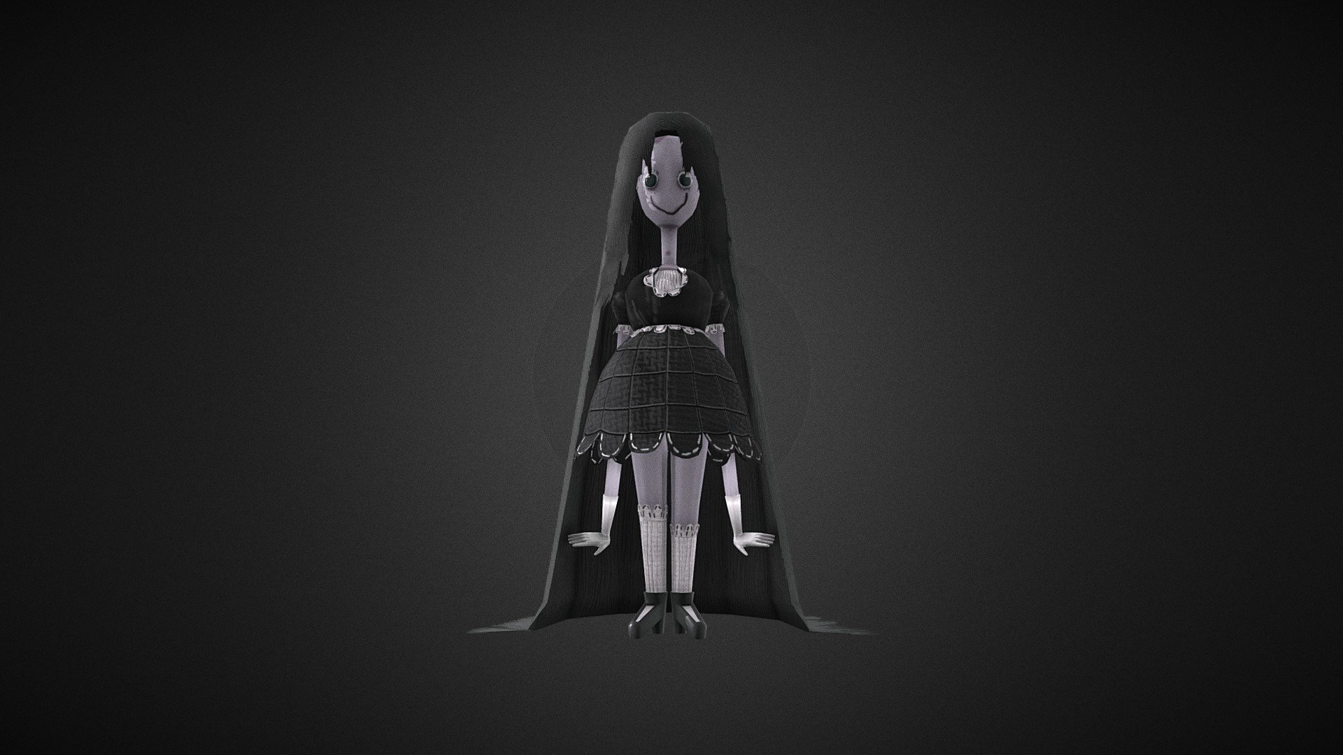 Creepy Doll - Download Free 3D model by ew.benji [b0f3298] - Sketchfab