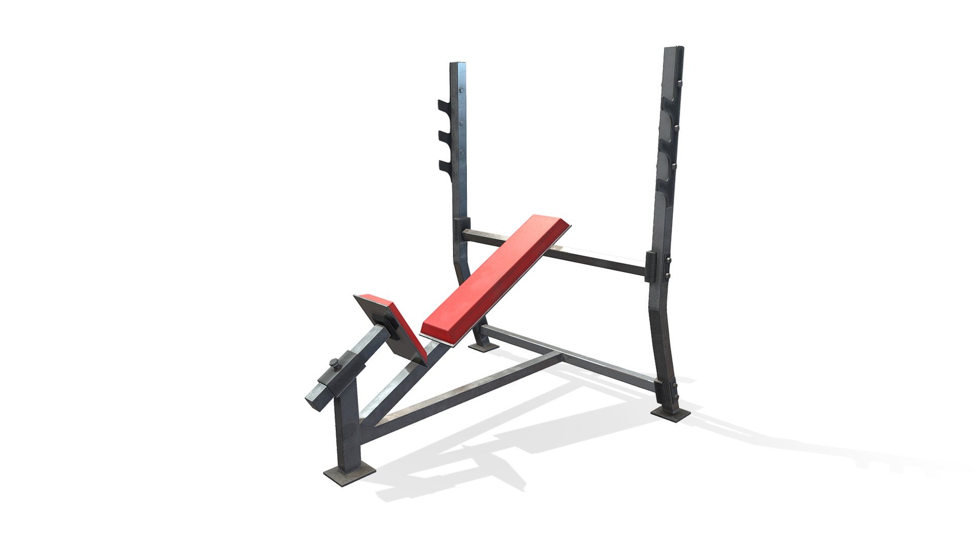 Leg Bench : Gym / Exercise Equipment - Buy Royalty Free 3D model by ...