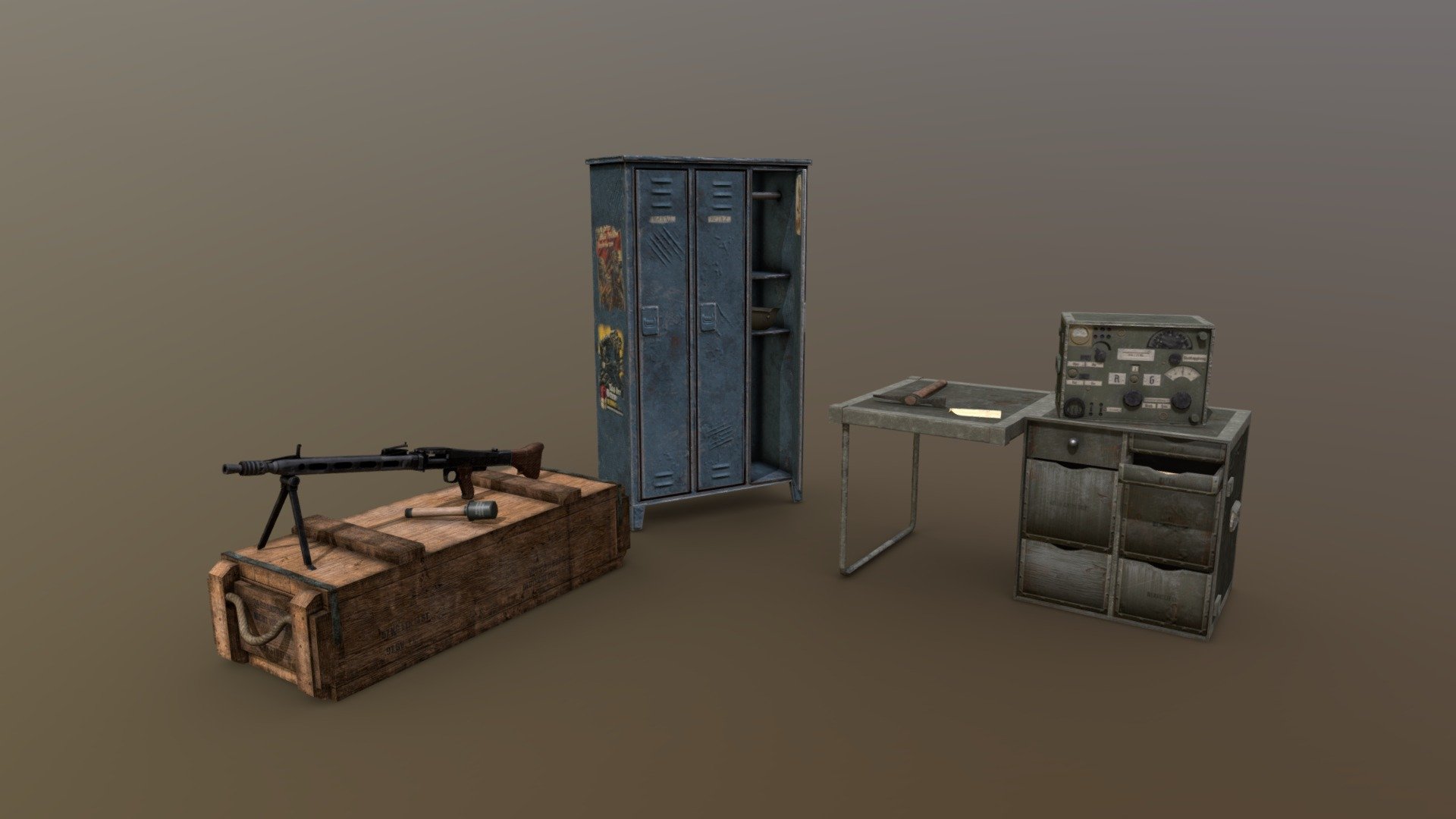 Props - 3D model by Rico Peters (@ryko777) [b0f44bc] - Sketchfab