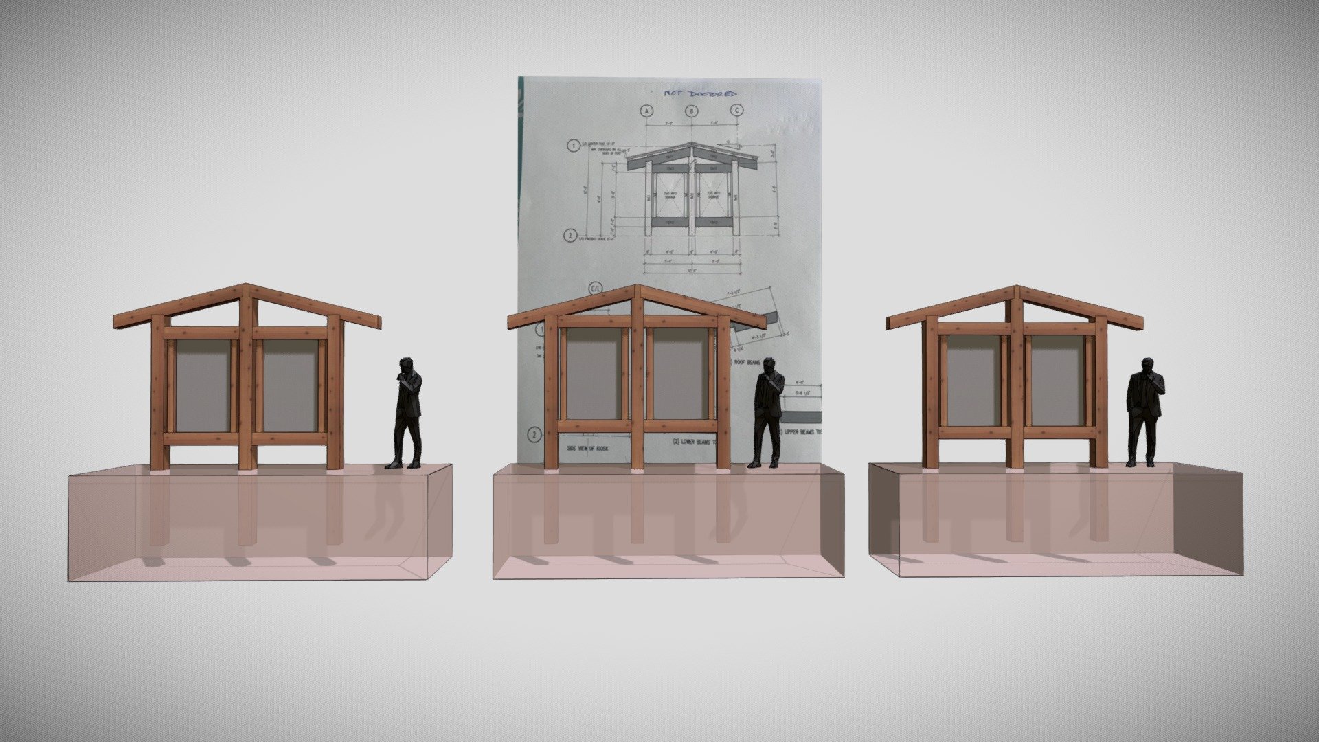 Kiosk - 3D model by Tysonmoffat [b0f5c11] - Sketchfab