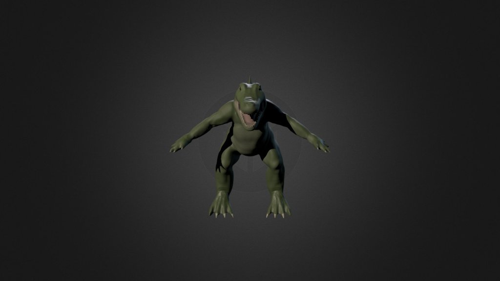 Gator Mutant - 3D model by Krissy Harling (@kharling) [b0f5e63] - Sketchfab