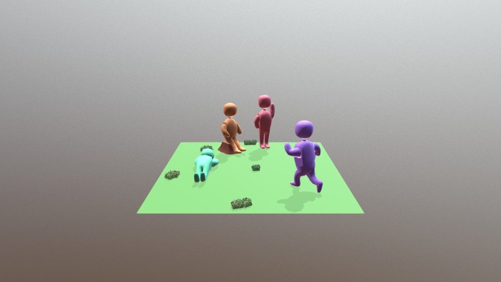 Many Moods of Stick Figures - 3D model by danisali9548 [b0f845e ...