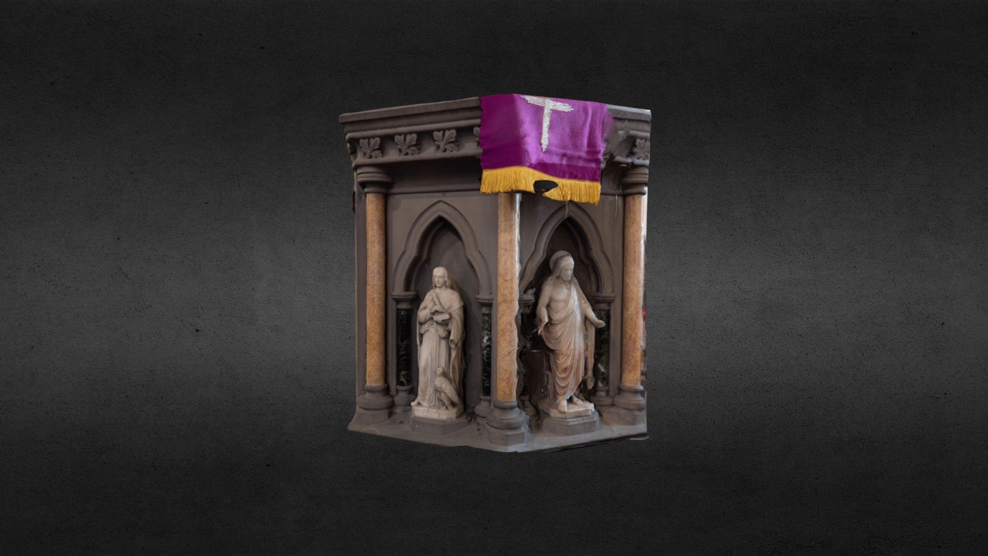 Pulpit panels - 3D model by girouxp [b0fc4a5] - Sketchfab