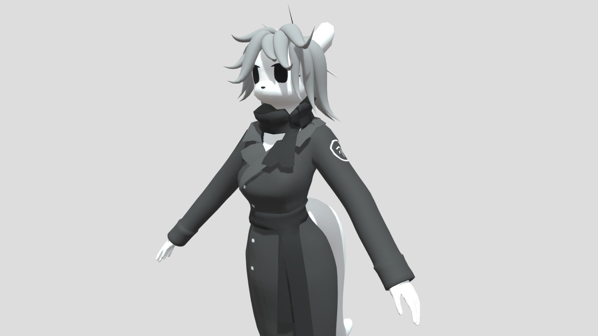 Slugcat Survivor Anthro - Download Free 3D model by AKM (@AKM_Models ...