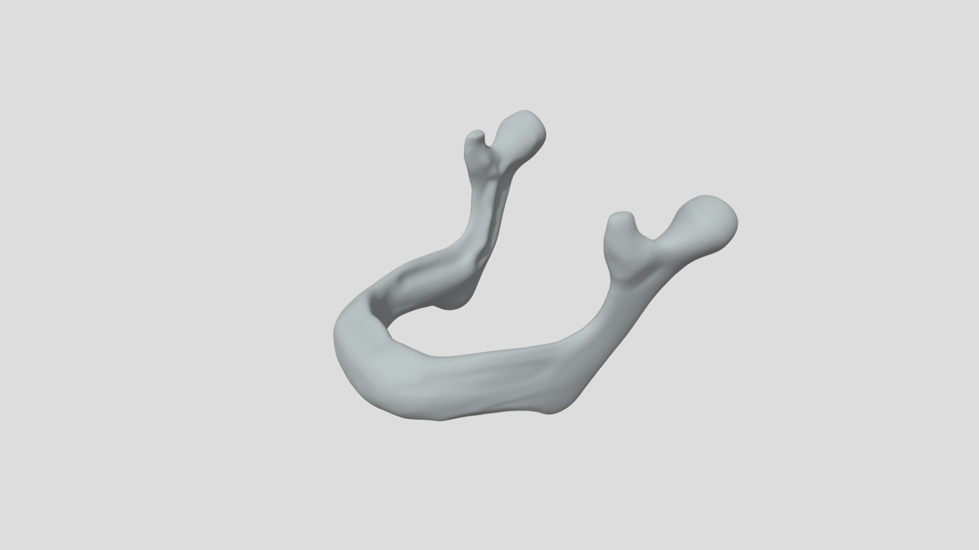 Mandible - Download Free 3D model by Vikrama Raghuraman (@vikrama1998 ...