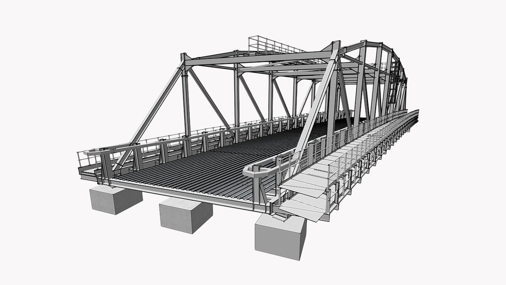 Steel Bridge - 3D model by reidsteel [b0feccd] - Sketchfab