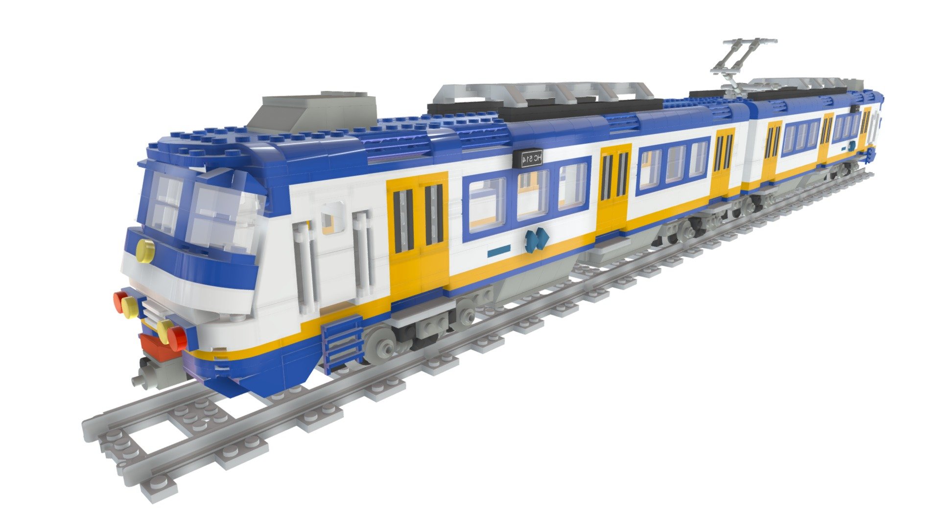 LEGO Train SGMm - Class Sprinter - Buy Royalty Free 3D model by ...