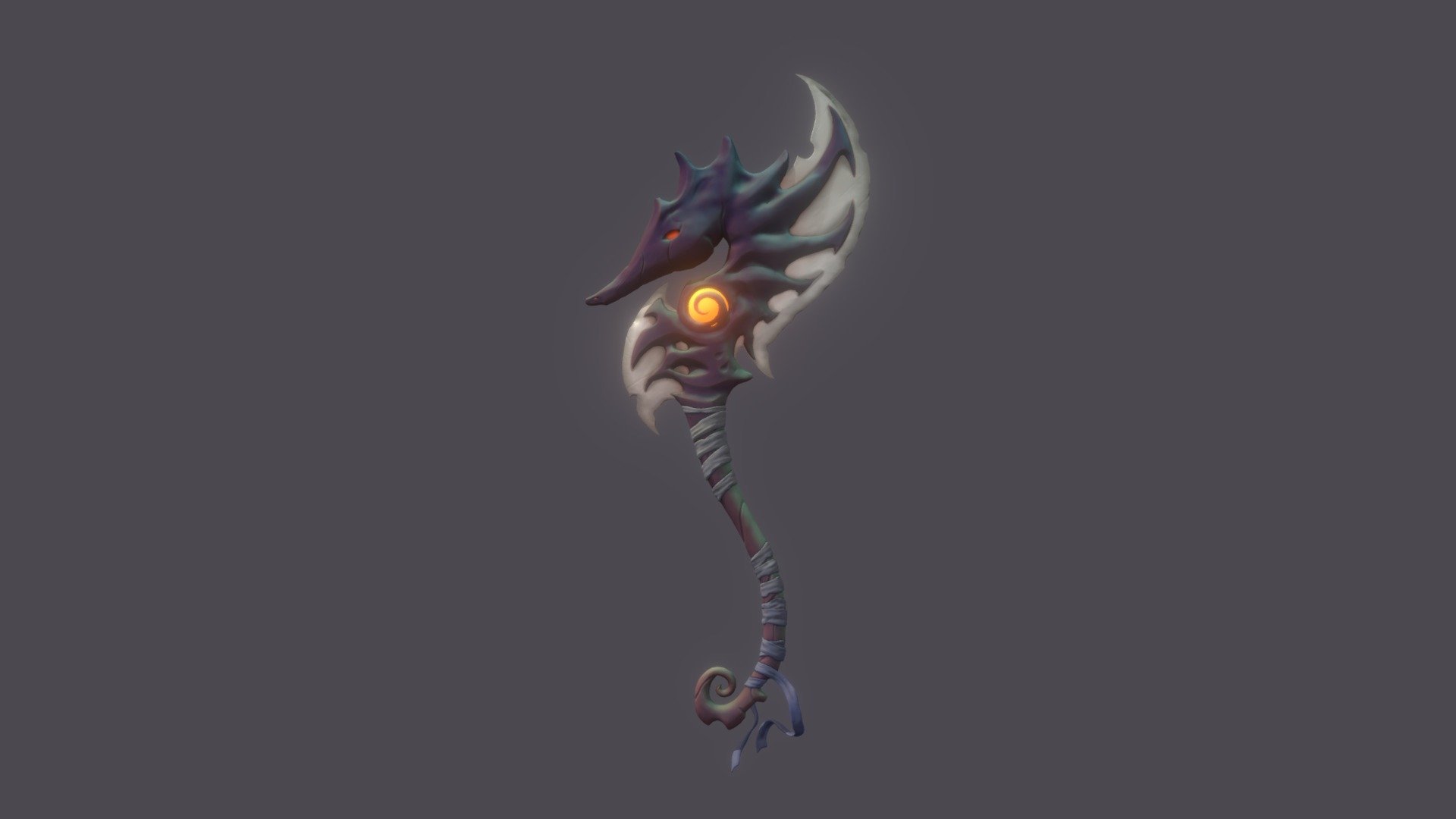 Seahorse Weapon - 3D model by katelletsoi [b0ff0f9] - Sketchfab