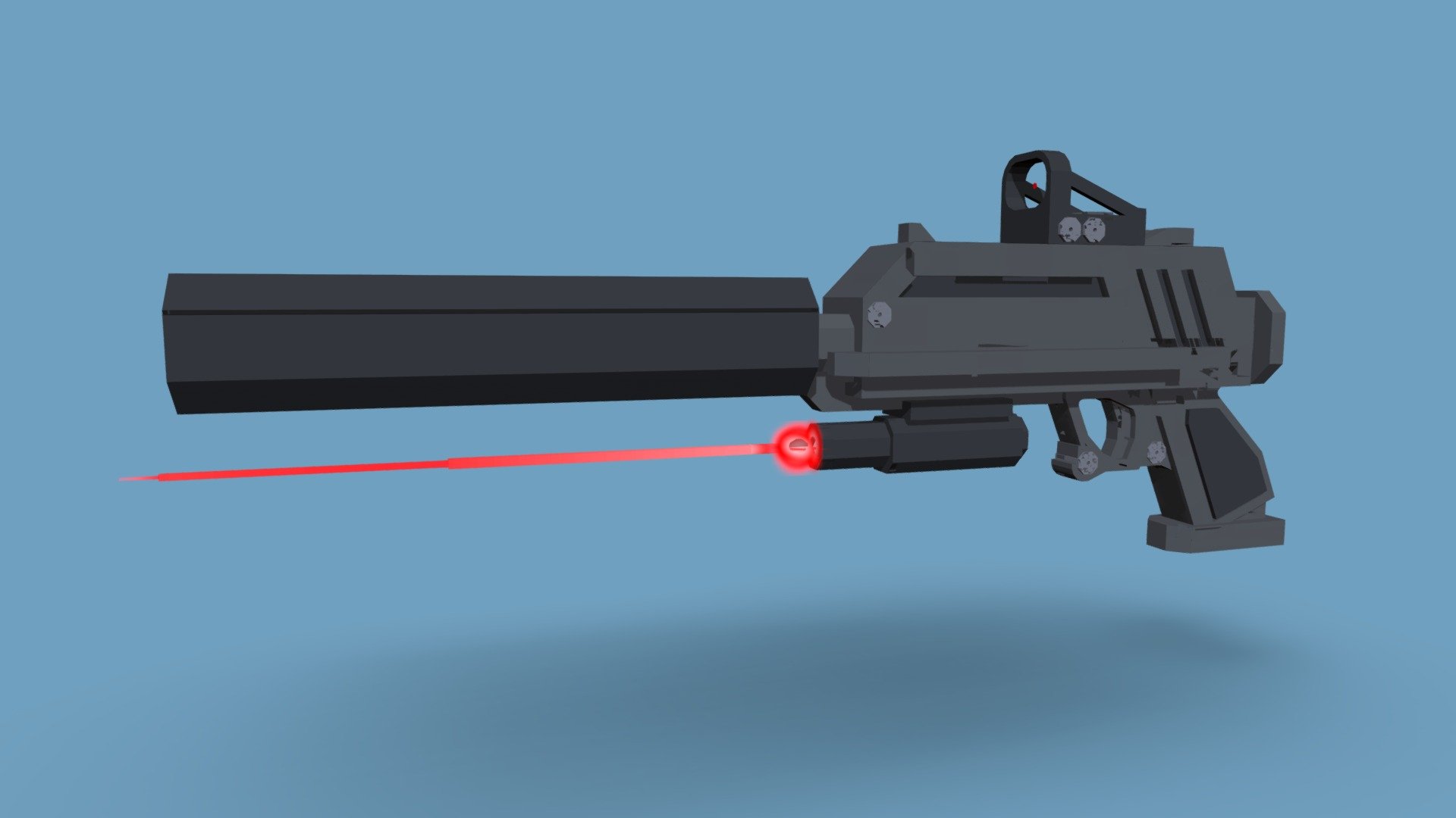 Modified DC-17 Hand Blaster - Minecraft - 3D model by LZ Blocks ...