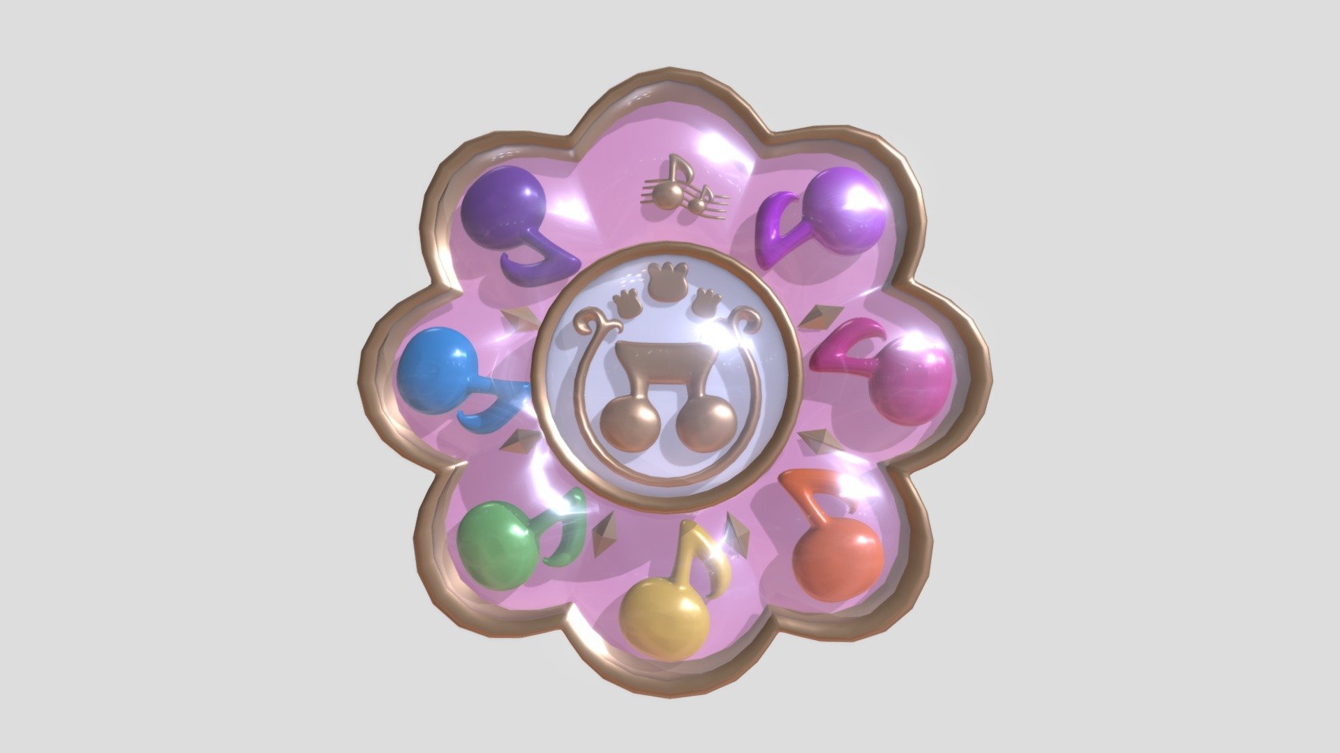 Ojamajo Doremi Flower Tap - 3D model by martamr [b0ff348] - Sketchfab